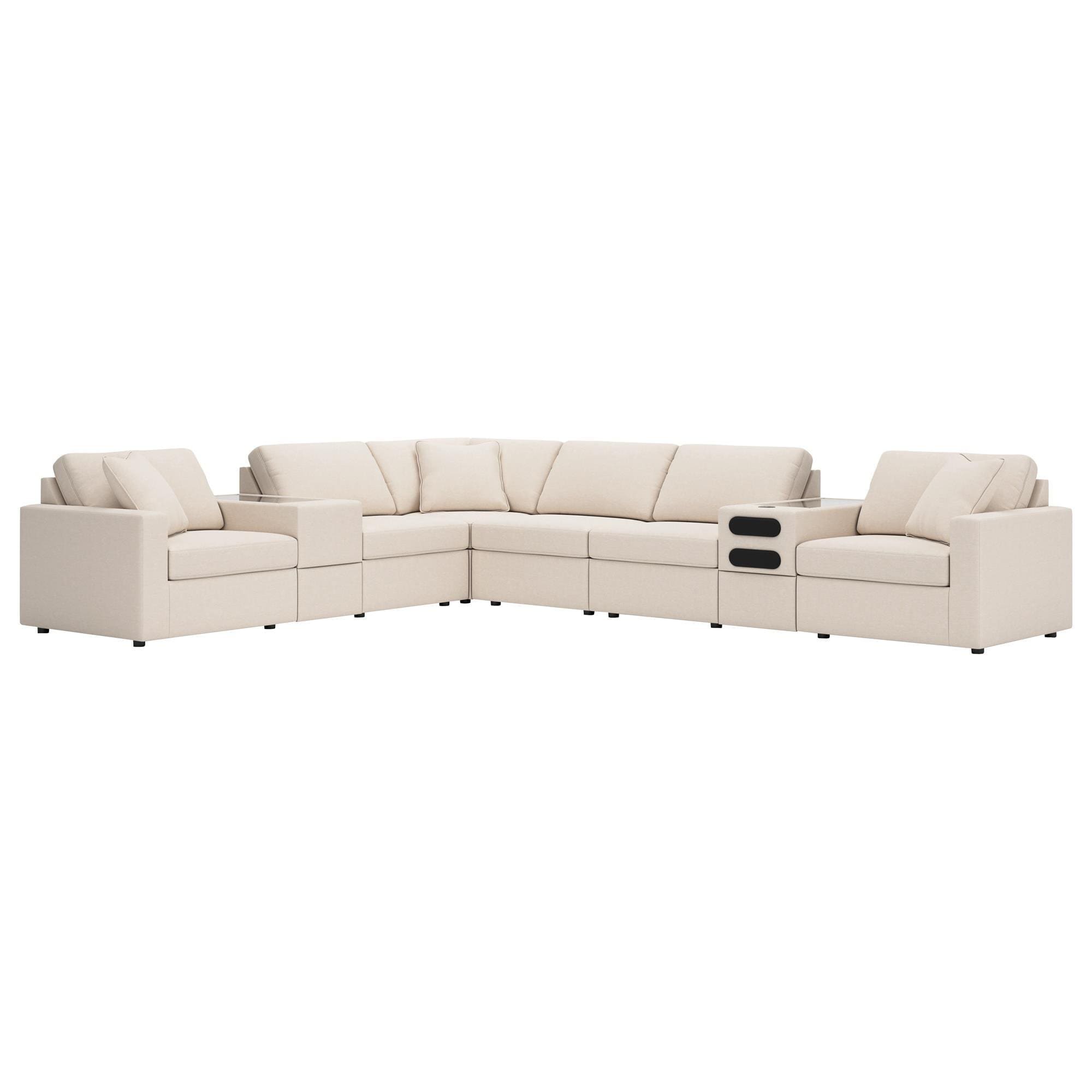 Ashley Modmax 8-Piece Reversible L-Shaped Sectional with Storage and ...
