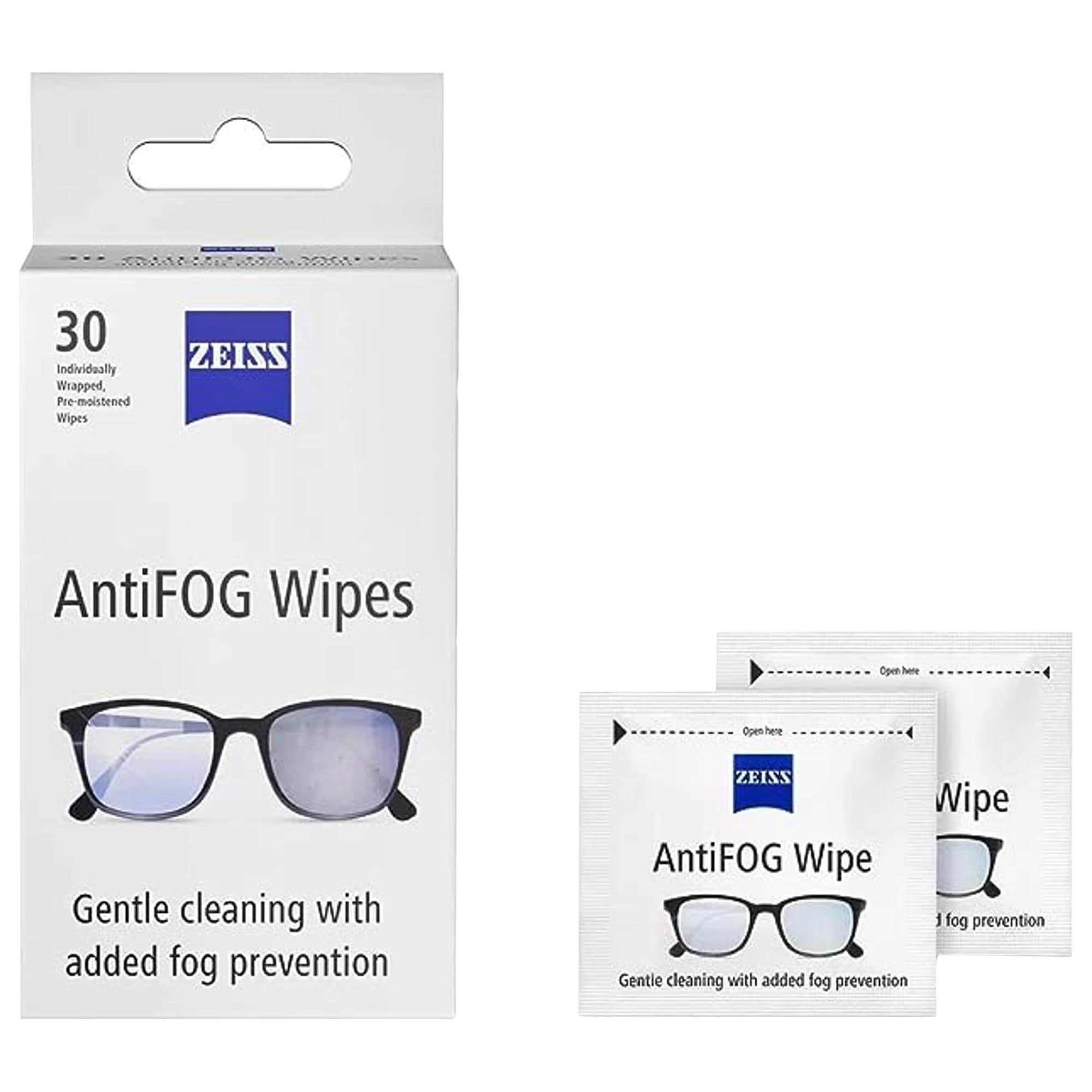 Carl Zeiss Vision Inc. Lens Wipes Box in White (Set of 30)