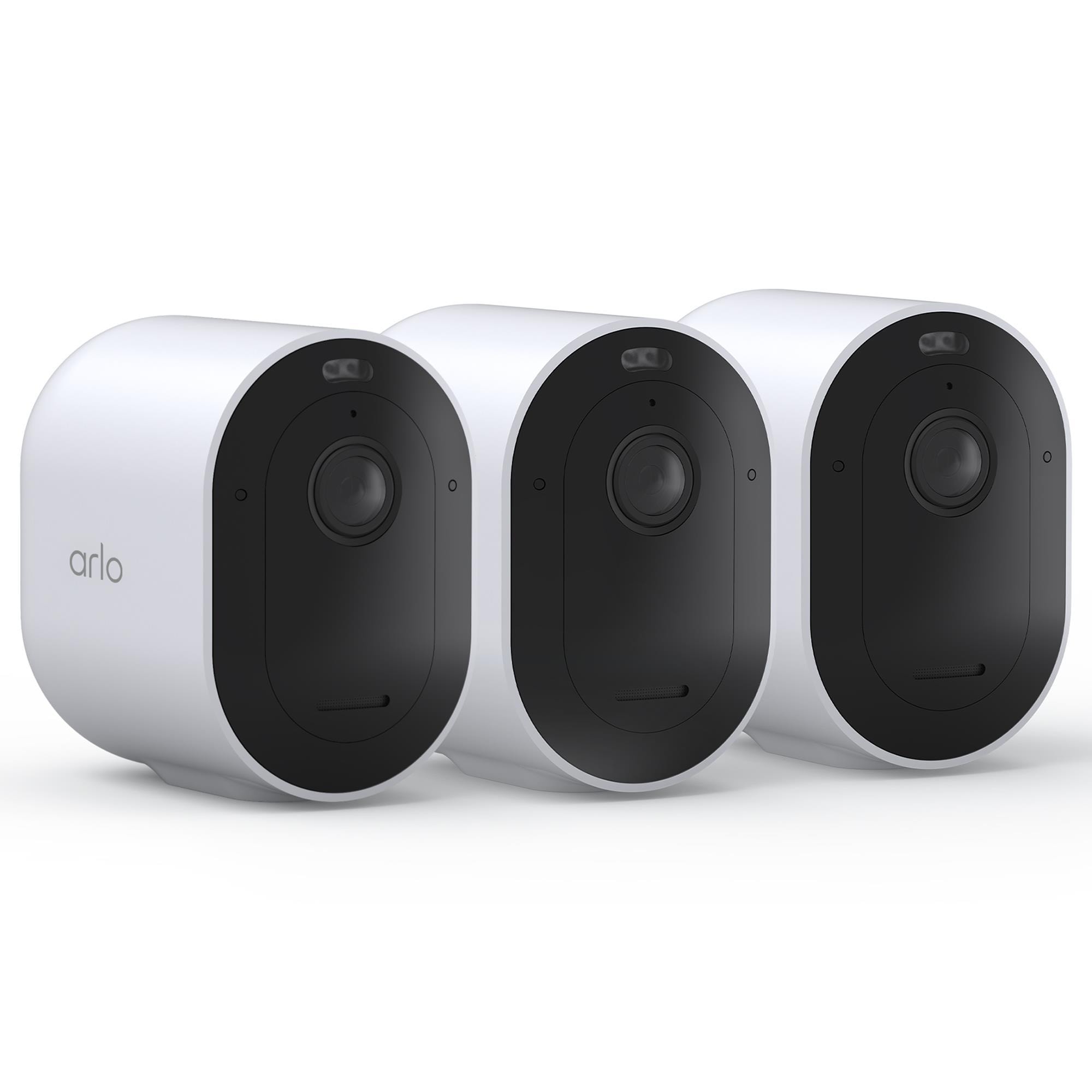 Arlo Pro 5S 2K Wireless Security Camera - 3 Pack - White