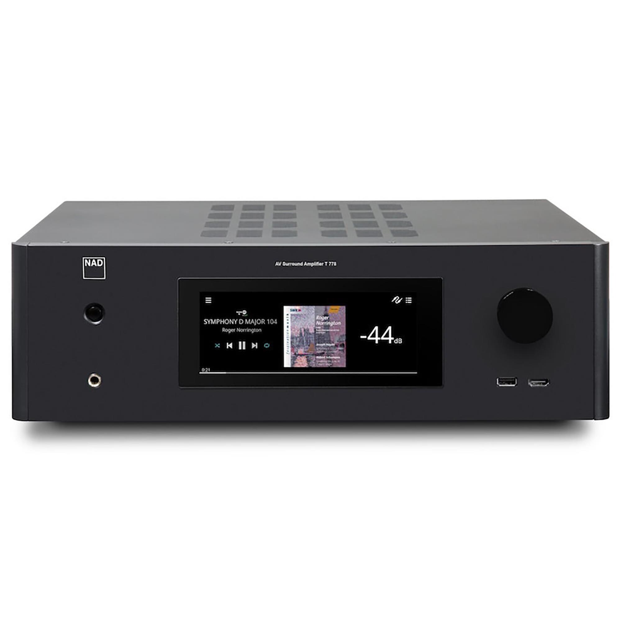 Lenbrook A/V Surround Sound Receiver with MCD Technology in Charcoal