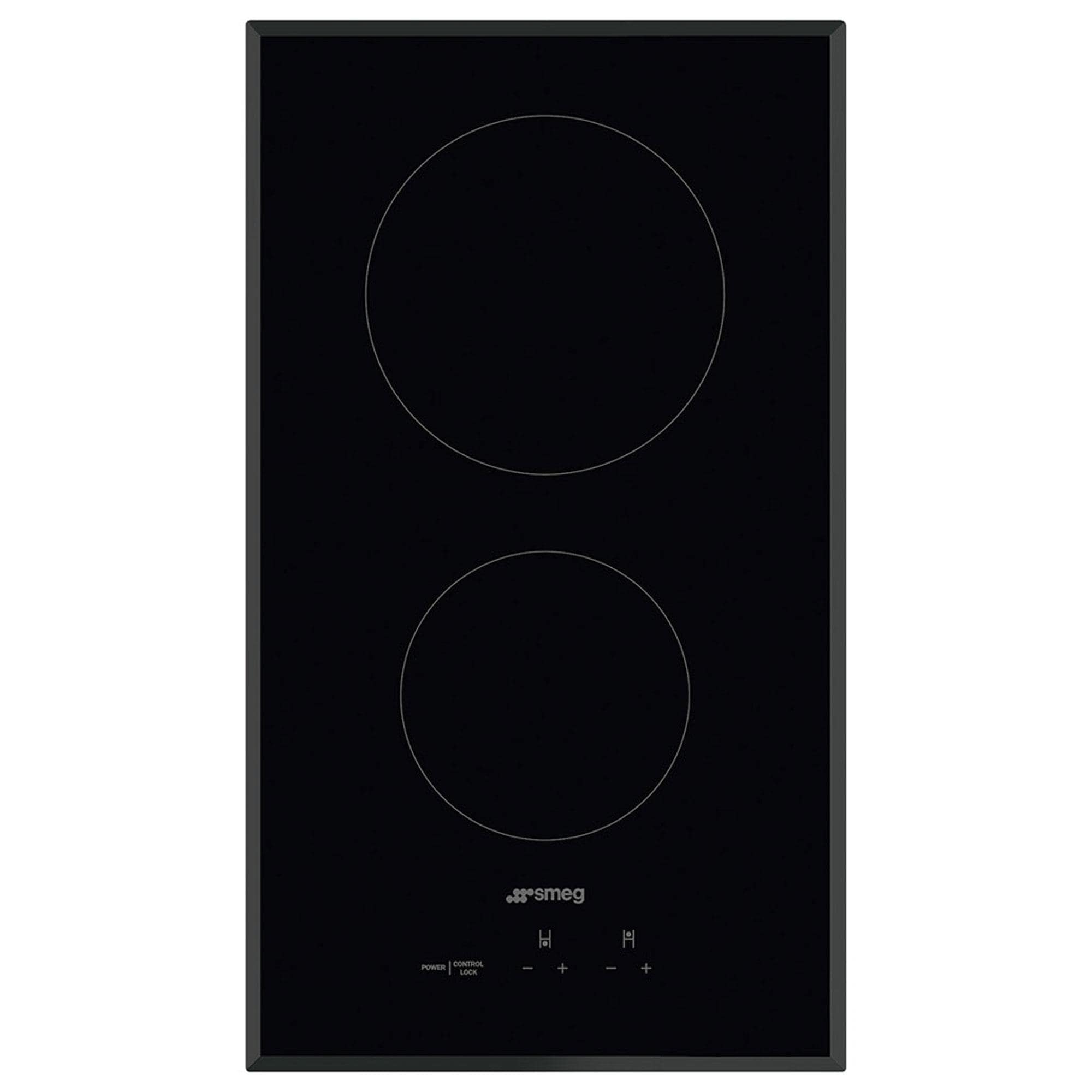 SMEG 12" Ceramic Electric Cooktop in Black