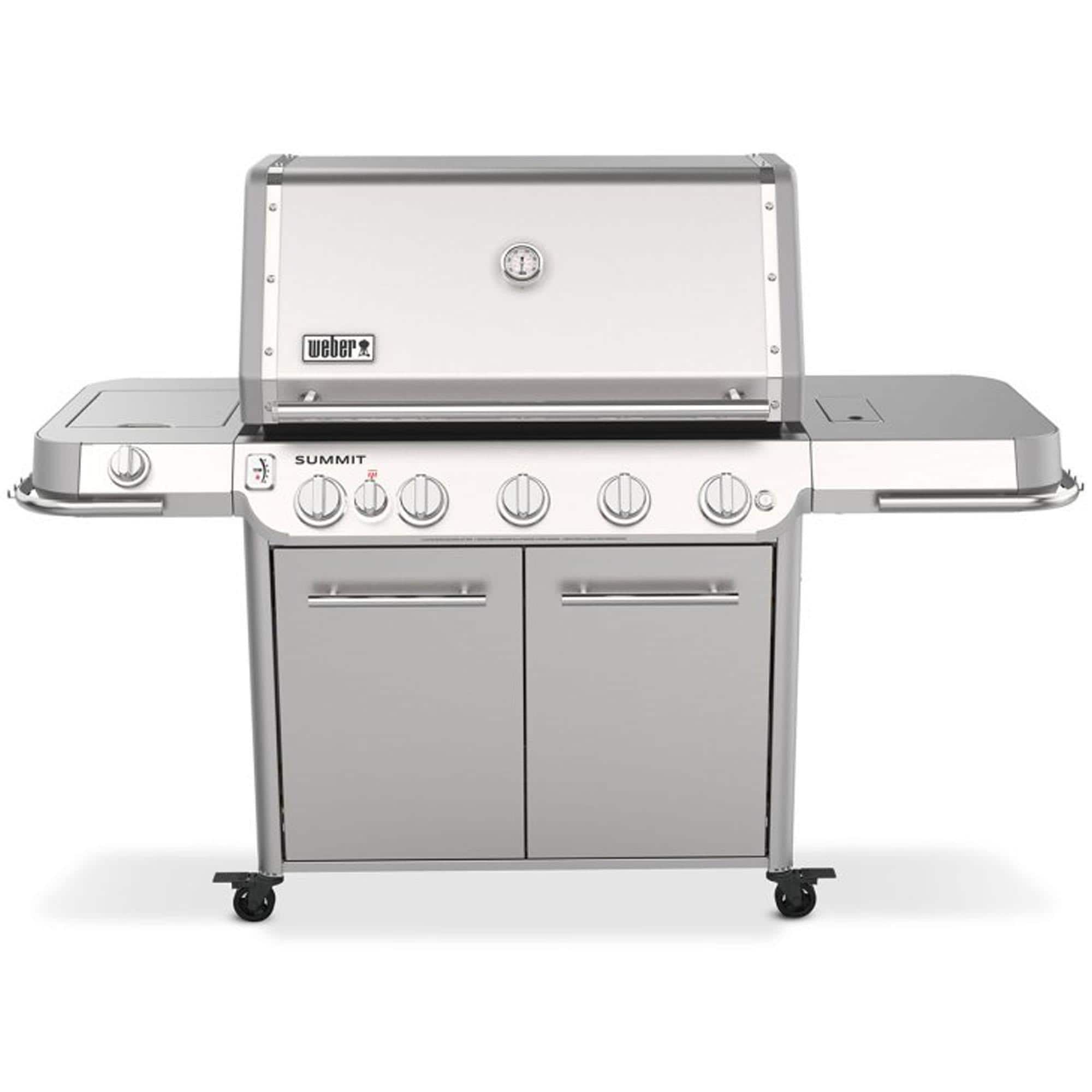 Weber Summit FS38 S Liquid Propane Gas Grill in Stainless-Steel