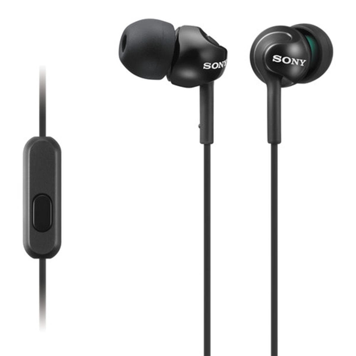 Sony Wired In-Ear Headphones with Microphone in Black | NFM