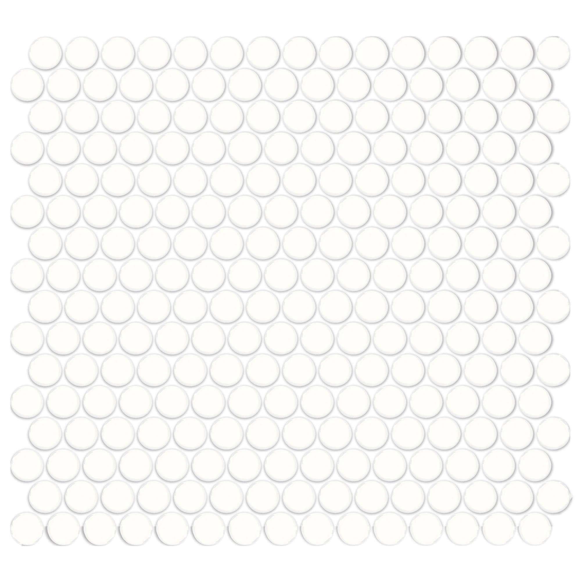 Dal-Tile Color Wheel Arctic White 13'' X 11'' Ceramic Mosaic Sheet
