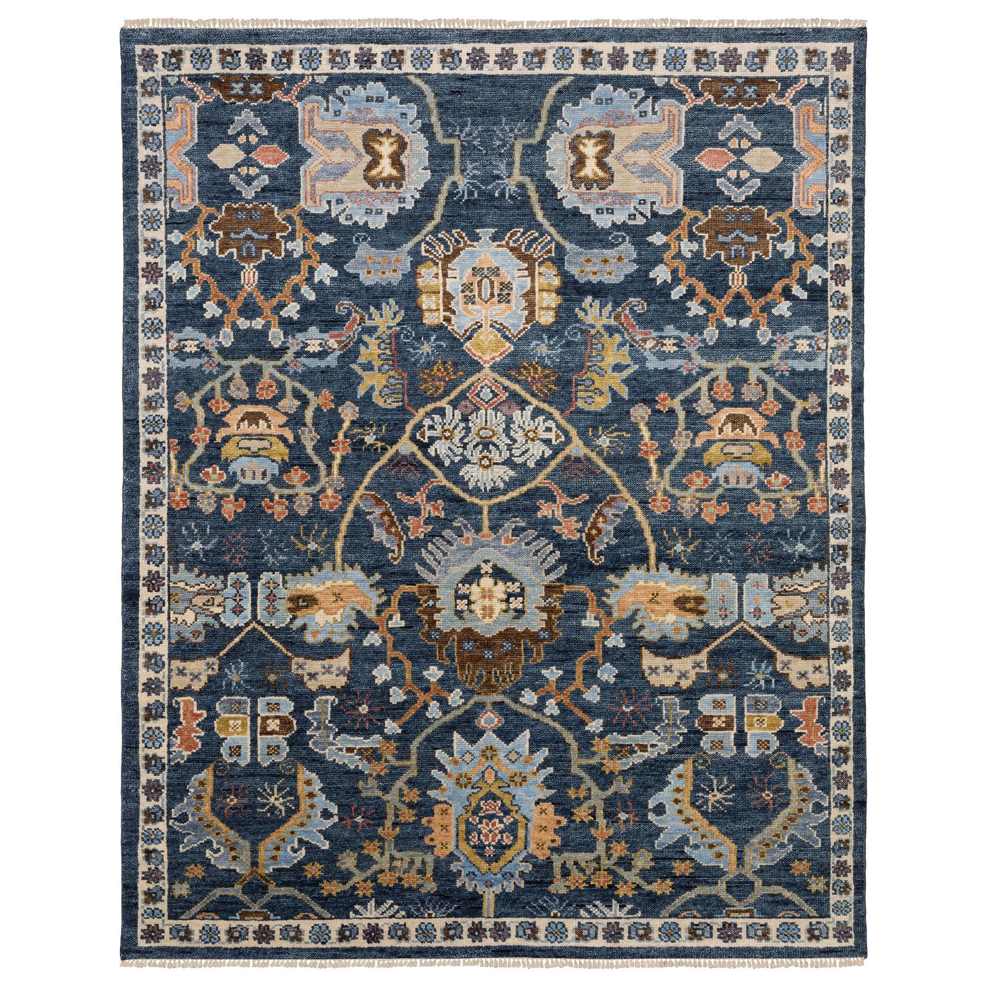 Oriental Weavers Majorca MAJ02 Blue and Multicolor 9' x 12' Area Rug