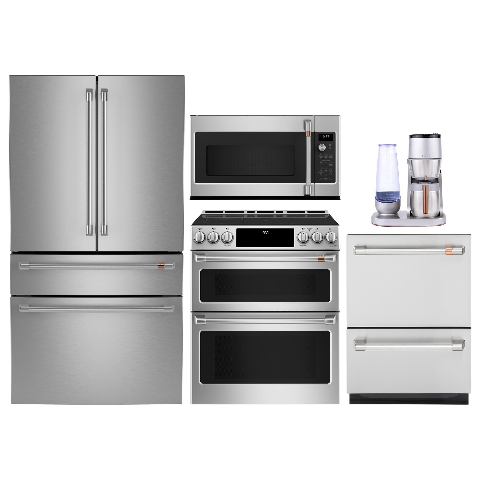 Cafe 5 Piece Kitchen Package in in Stainless Steel