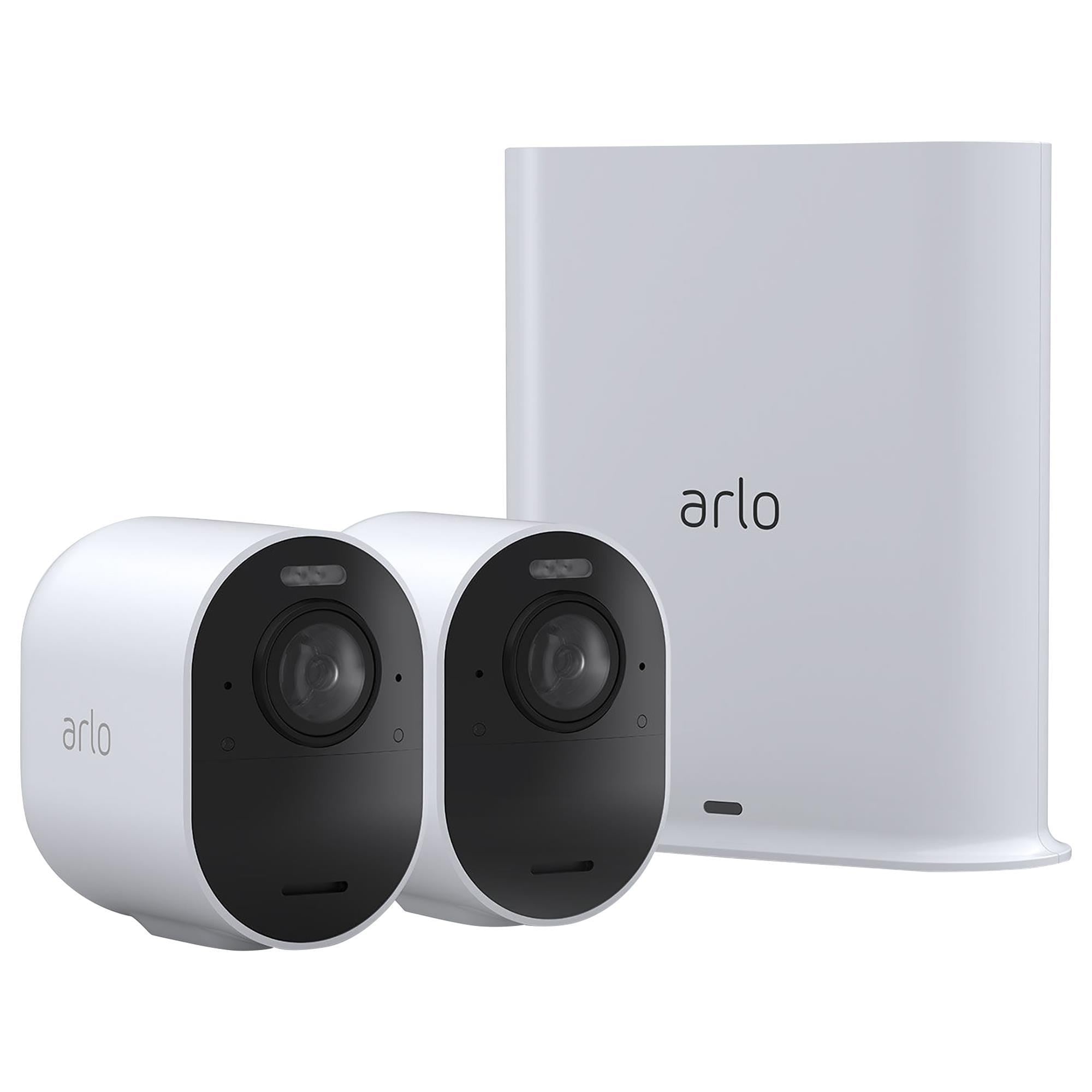 Arlo Ultra 2 Wireless Security Camera System in White