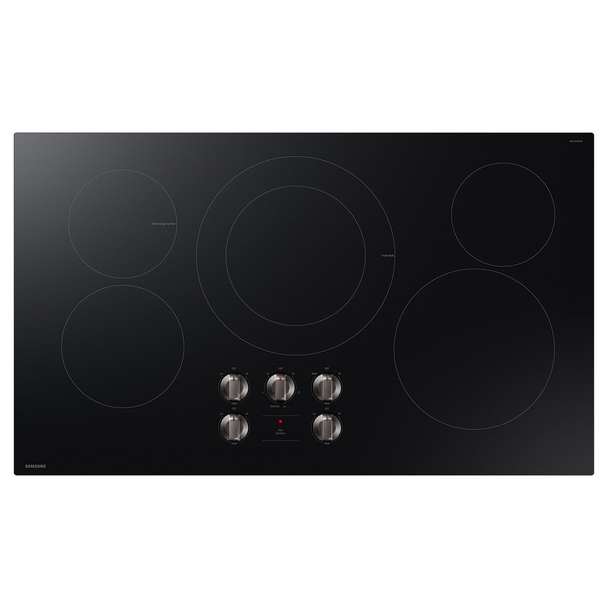 Samsung 36" Electric ENERGY STAR Certified Cooktop with 4 Elements in Black