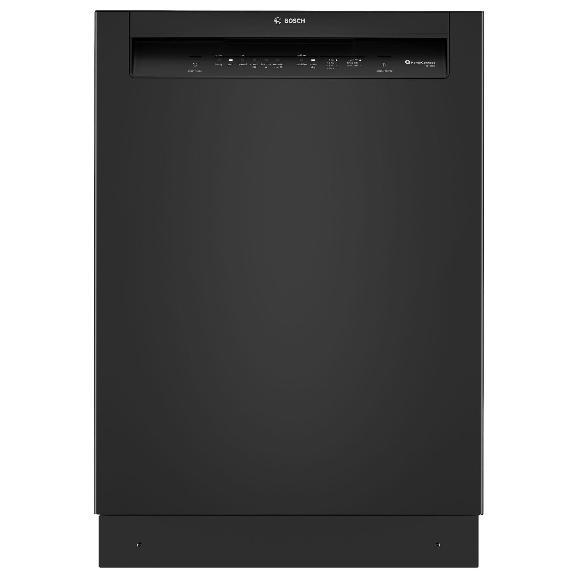 Bosch 300 Series 24" Built-In Recessed Handle Dishwasher with 8 Wash ...