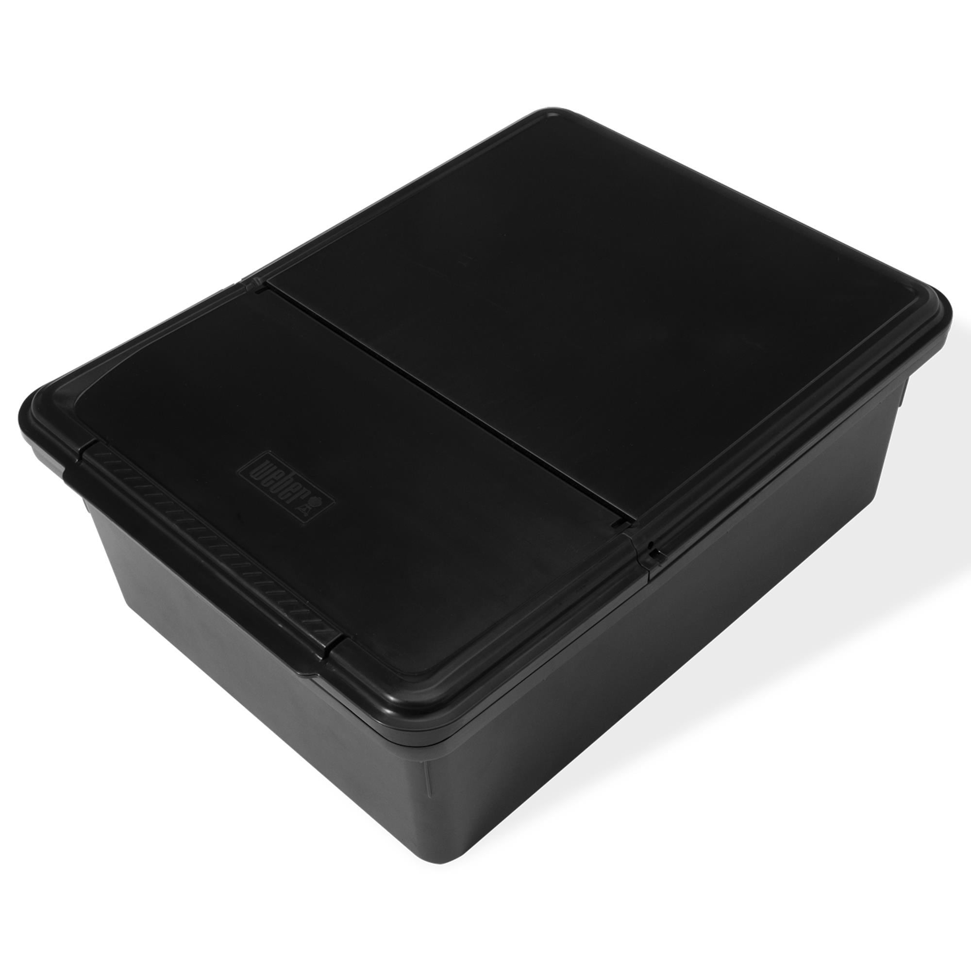 Weber Works Outdoor Storage Bin in Black