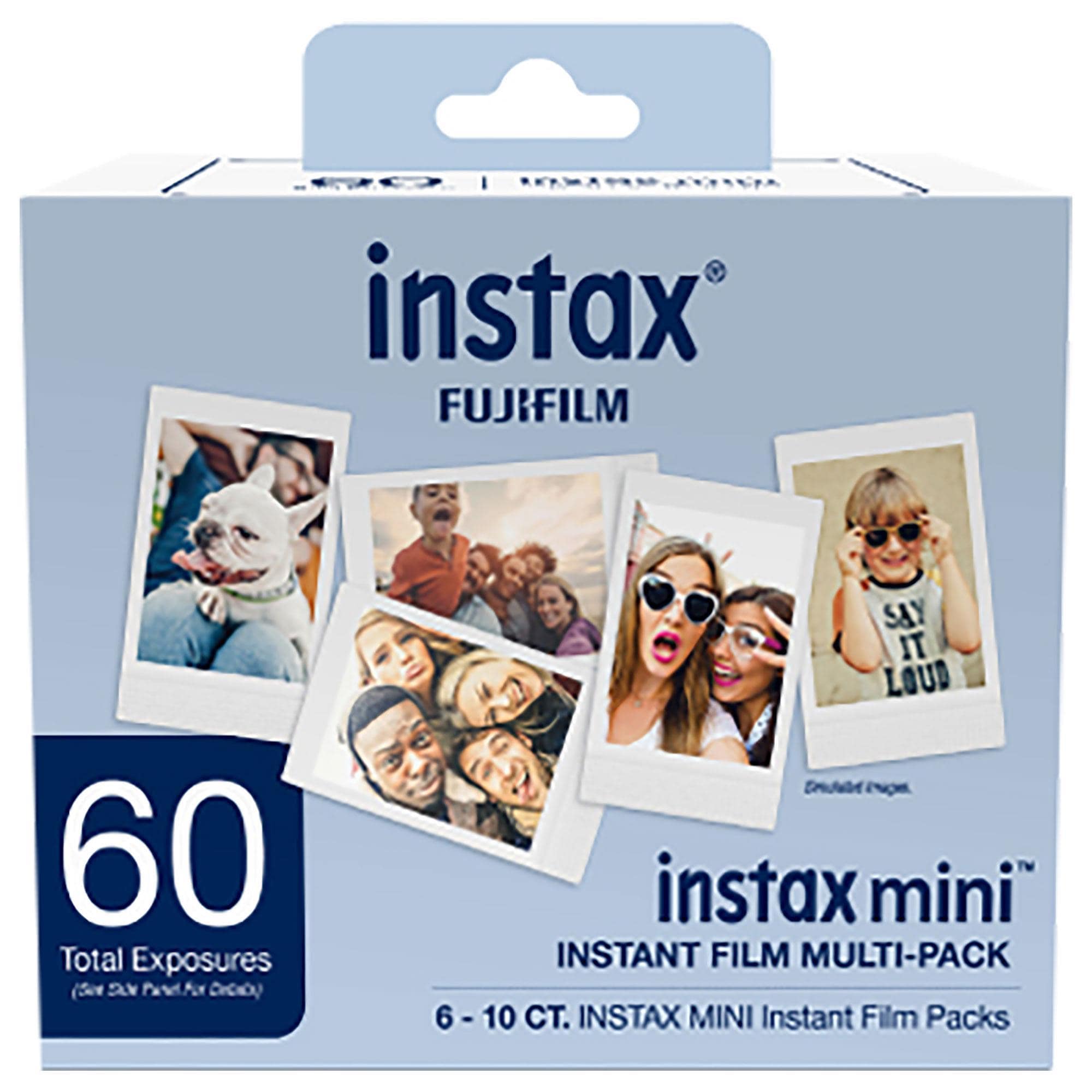 Fujifilm Instax Mini Instant Film In White 60 Packs Nfm