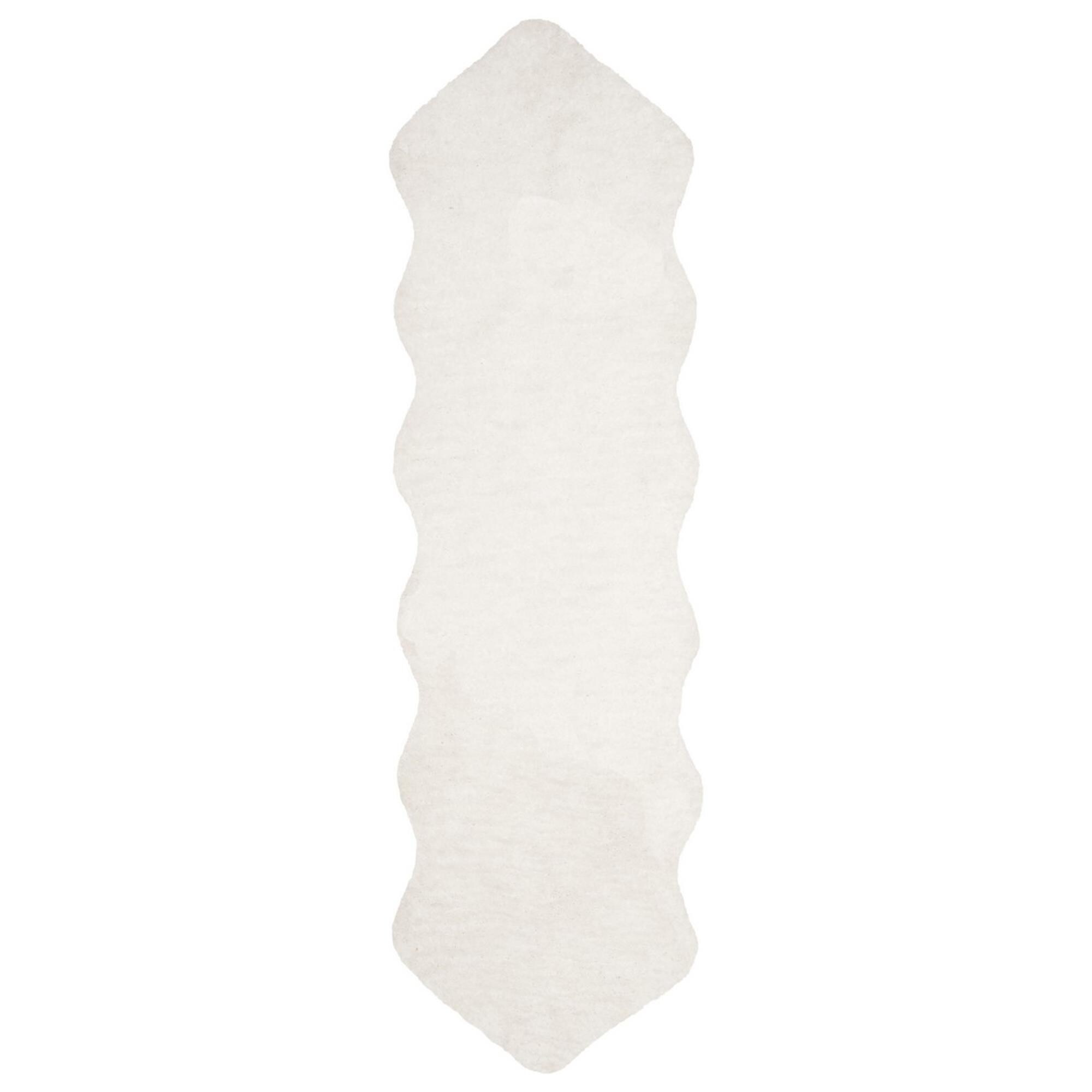 Safavieh Sheep Shag SSG101B 2'3" x 6' Ivory Runner