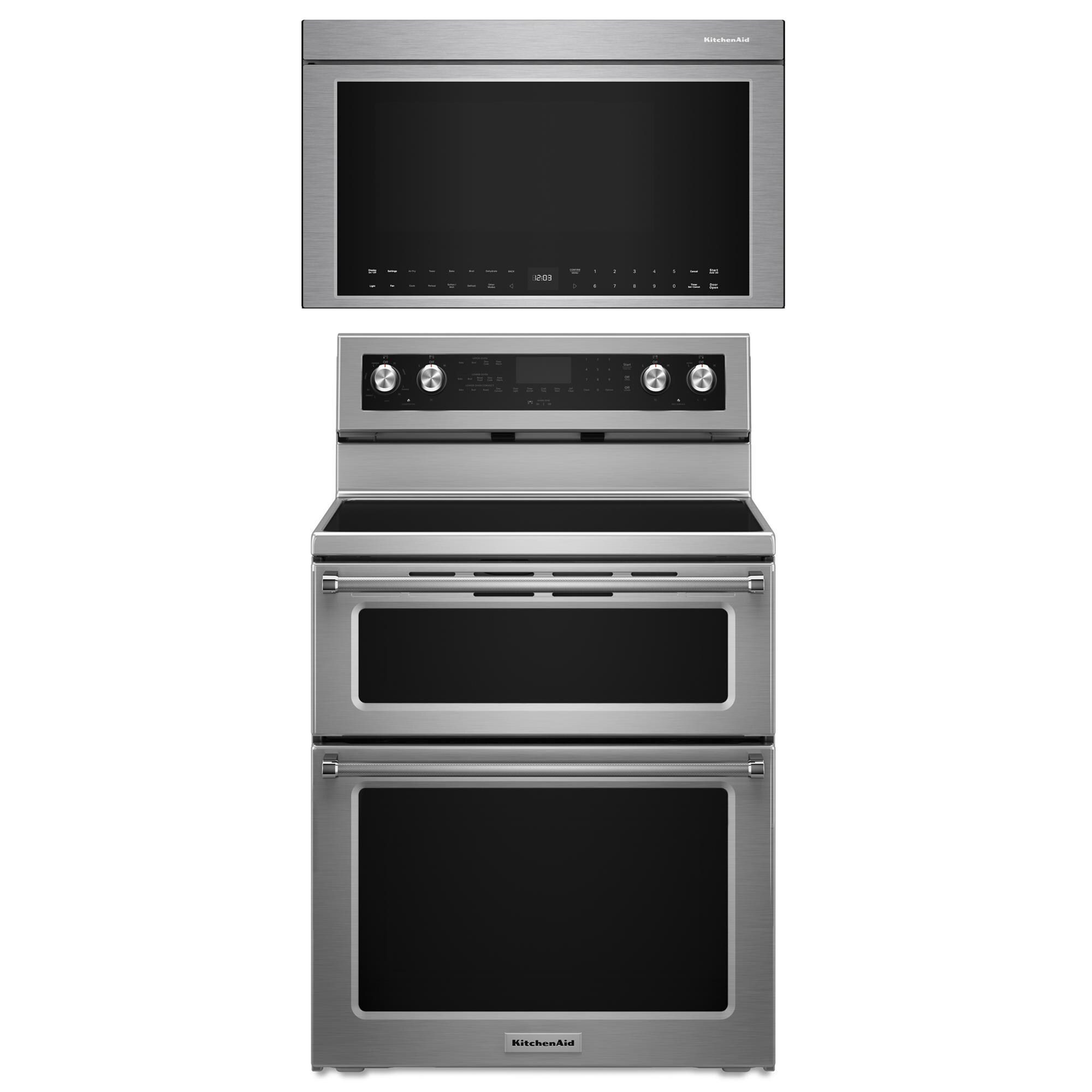 KitchenAid 2-Piece Kitchen Package with 6.7 Cu. Ft. Freestanding ...