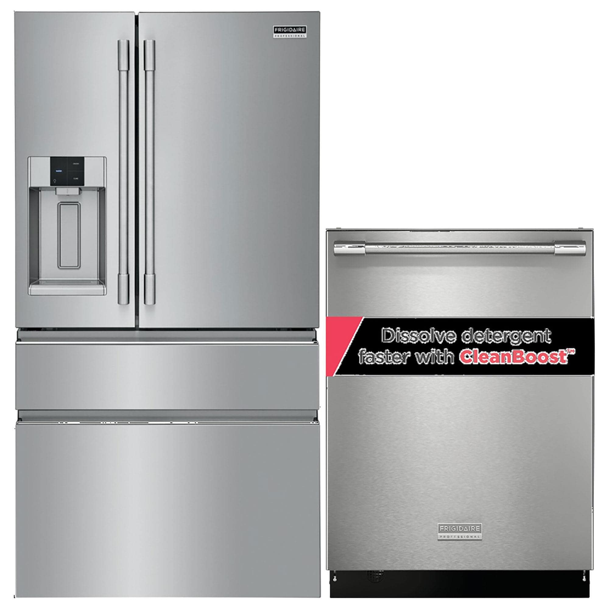 Frigidaire 2-Piece Kitchen Package with 21.4 Cu. Ft. Smart French Door ...