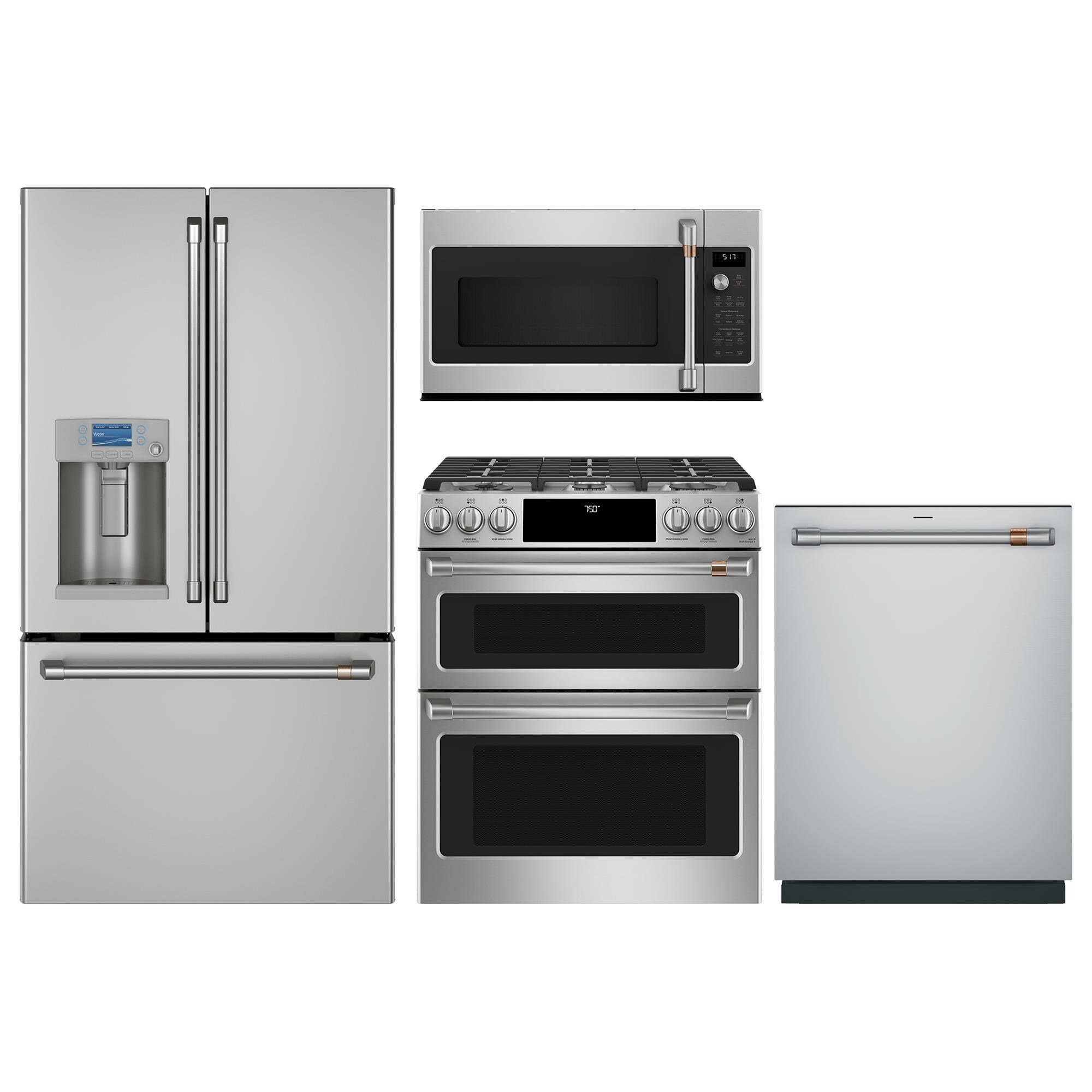 Cafe 4 Piece Kitchen Package in Stainless Steel