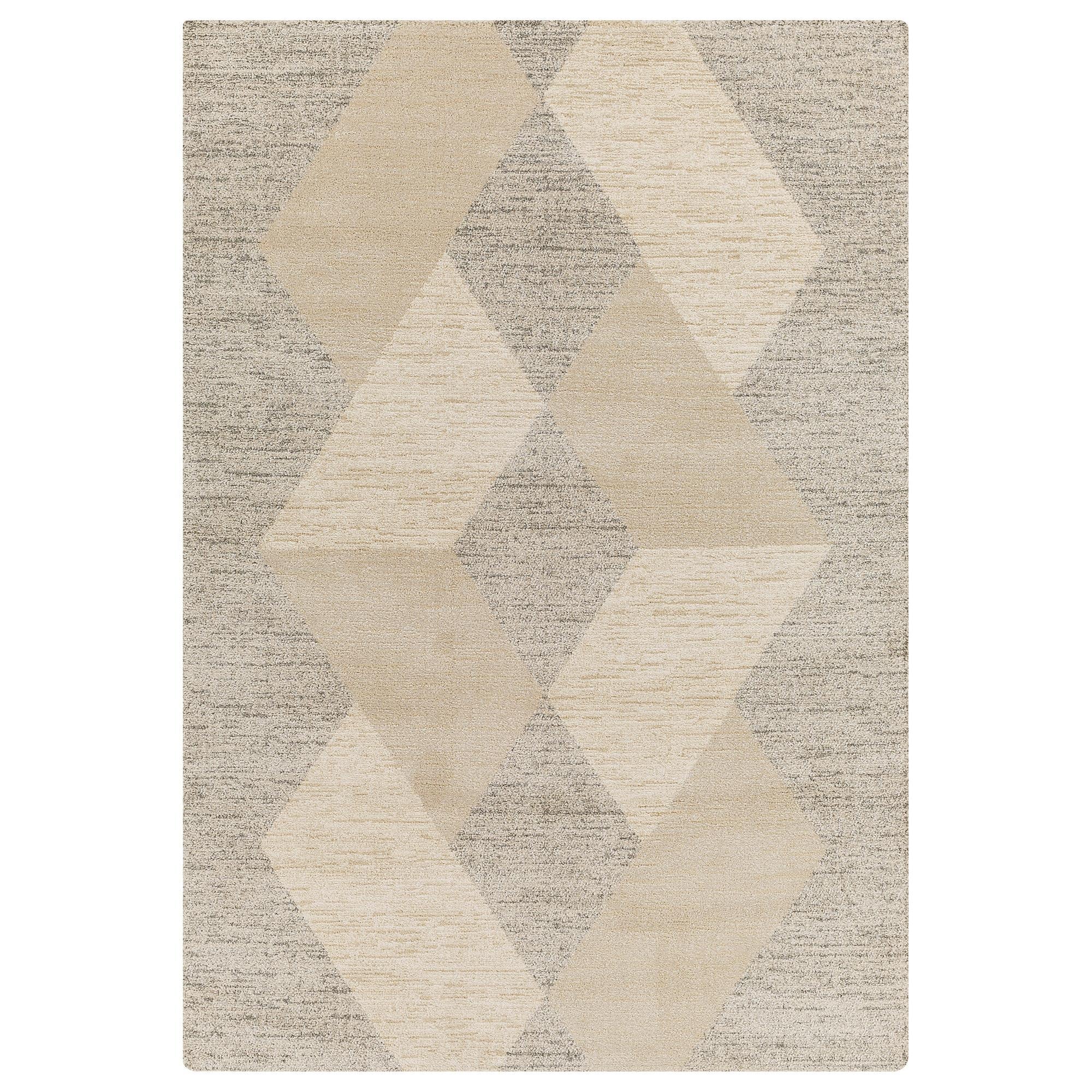 Surya Gavic 2' x 3' Medium Gray and Light Beige Area Rug