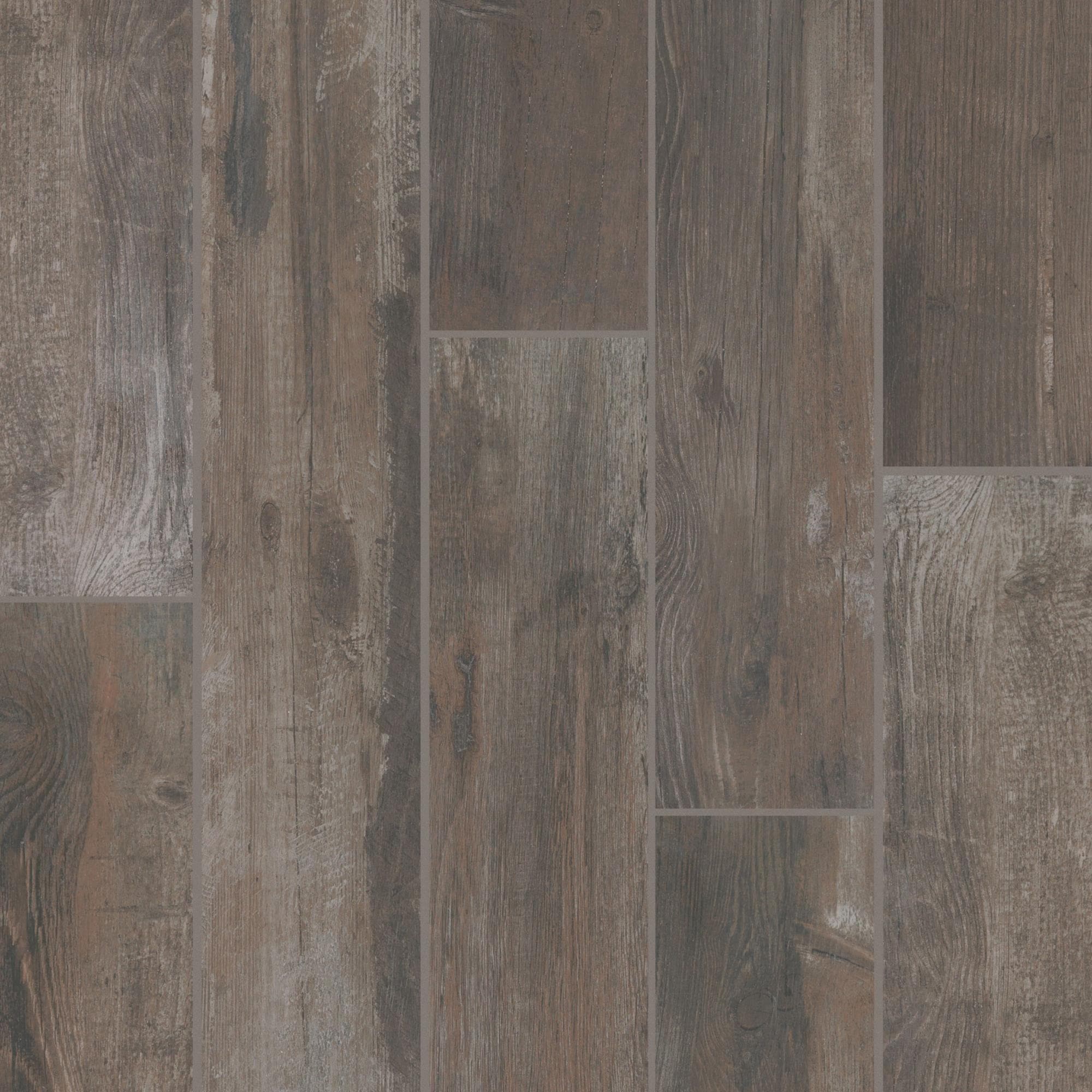 Marazzi Bryson Valley Truffle Barnwood 8" x 48" Porcelain Tile