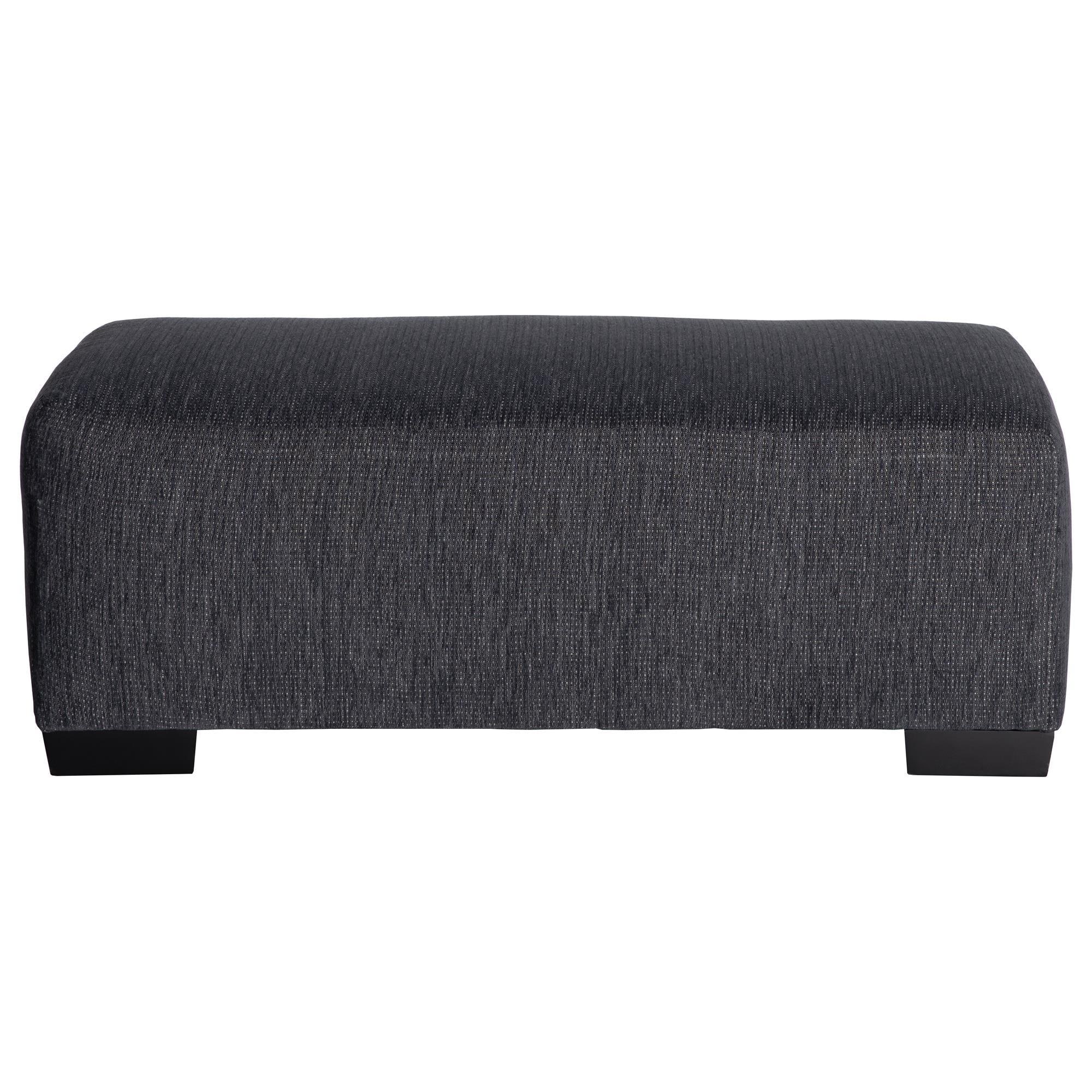 Michael Nicholas Designs Finley Ottoman in Dwaney Midnight