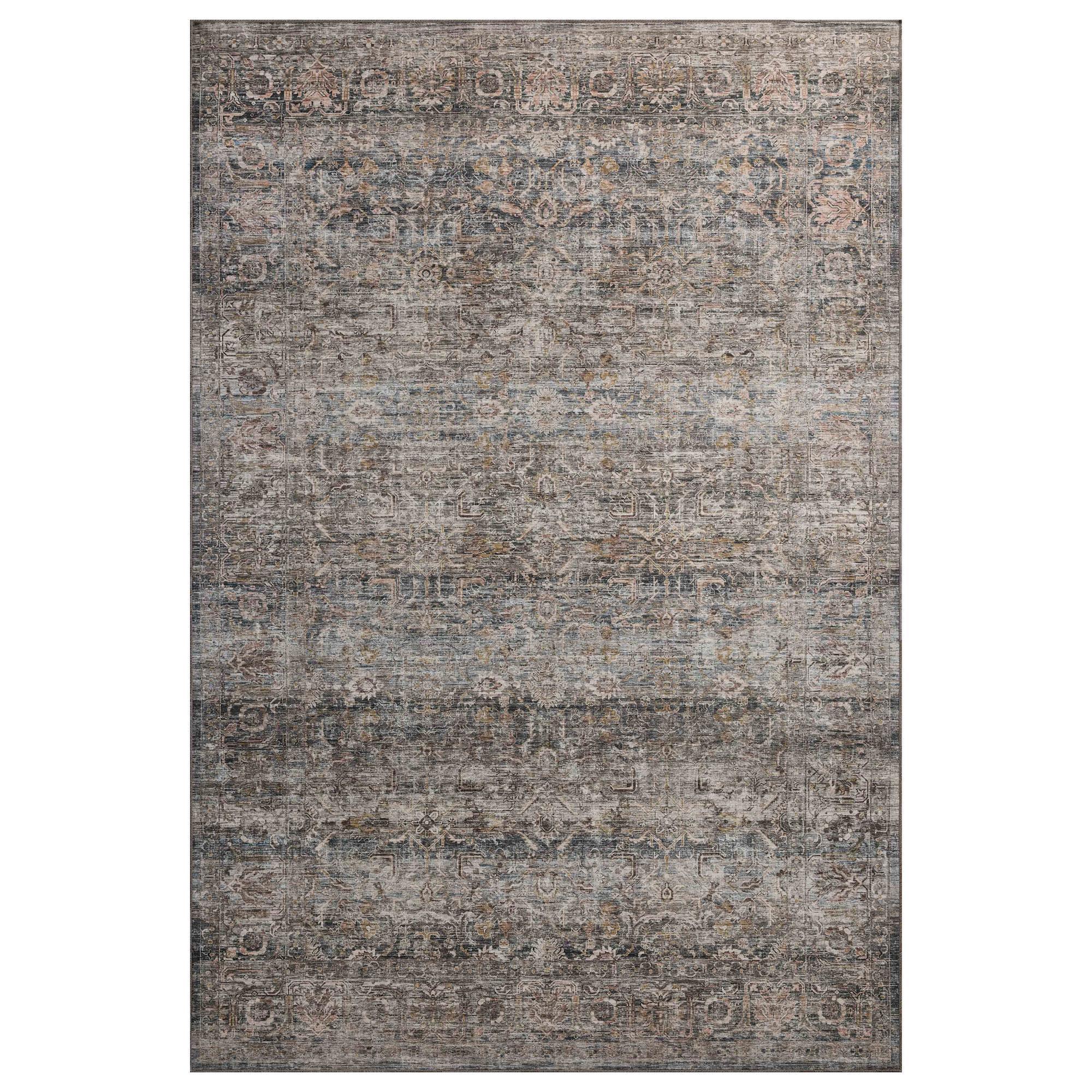 Amber Lewis x Loloi Josie 2'6" x 10' Dove and Gold Runner