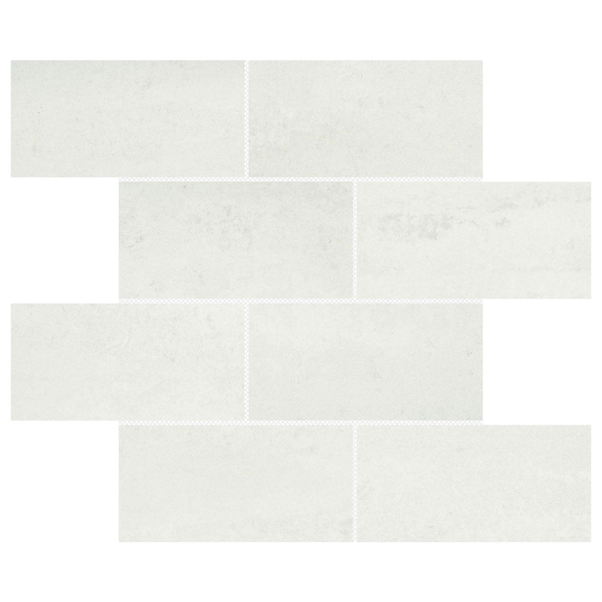 Emser Prodigy Agnesi 3" x 6" Rectangle on 12" x 12" Porcelain Mosaic Sheet