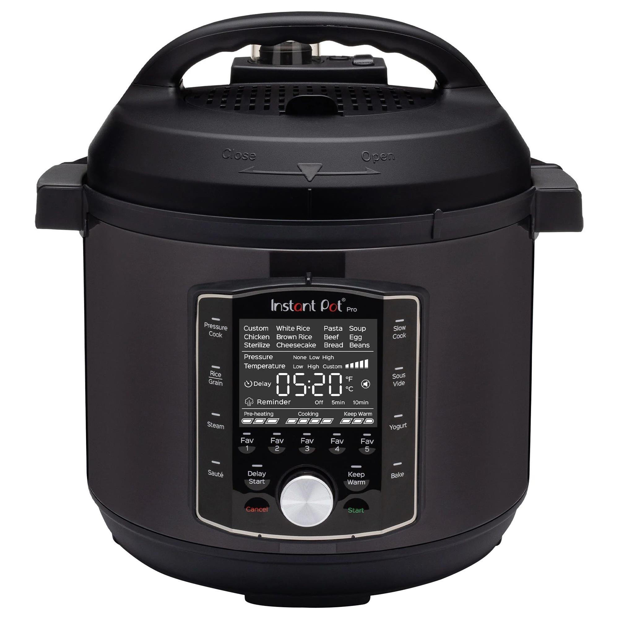 Instant Brands Duo Pro 6 Quart Multi Use Pressure Cooker In Black Instant Brands Duo Pro 6 Quart Multi Use Pressure Cooker In Black