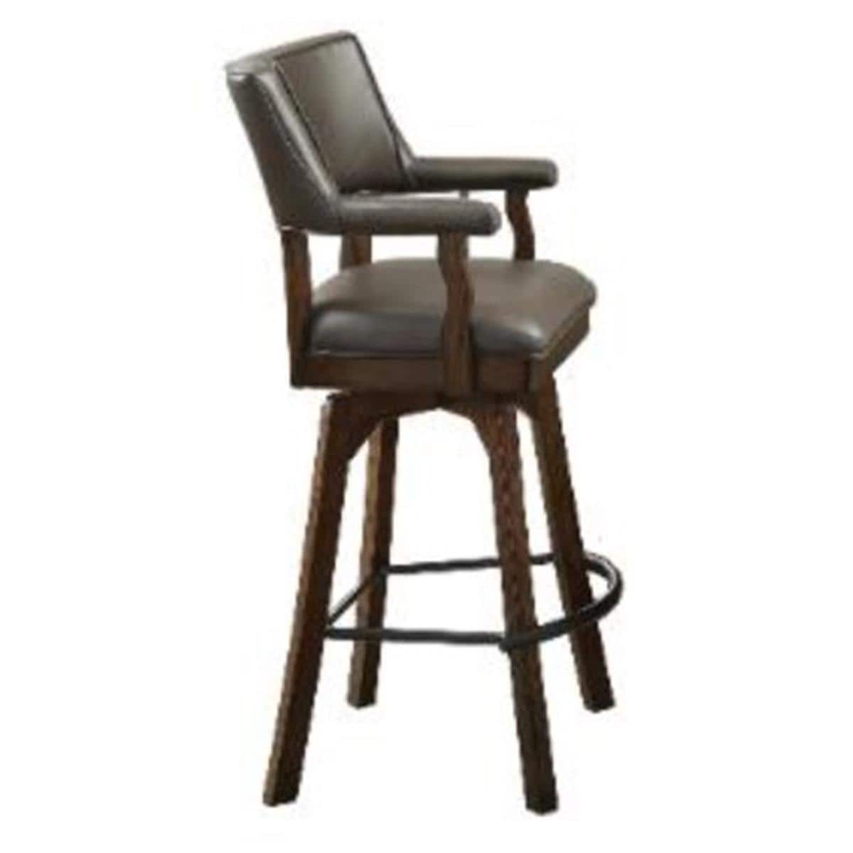 Radius Spectator Swivel Counter Stool in Brown