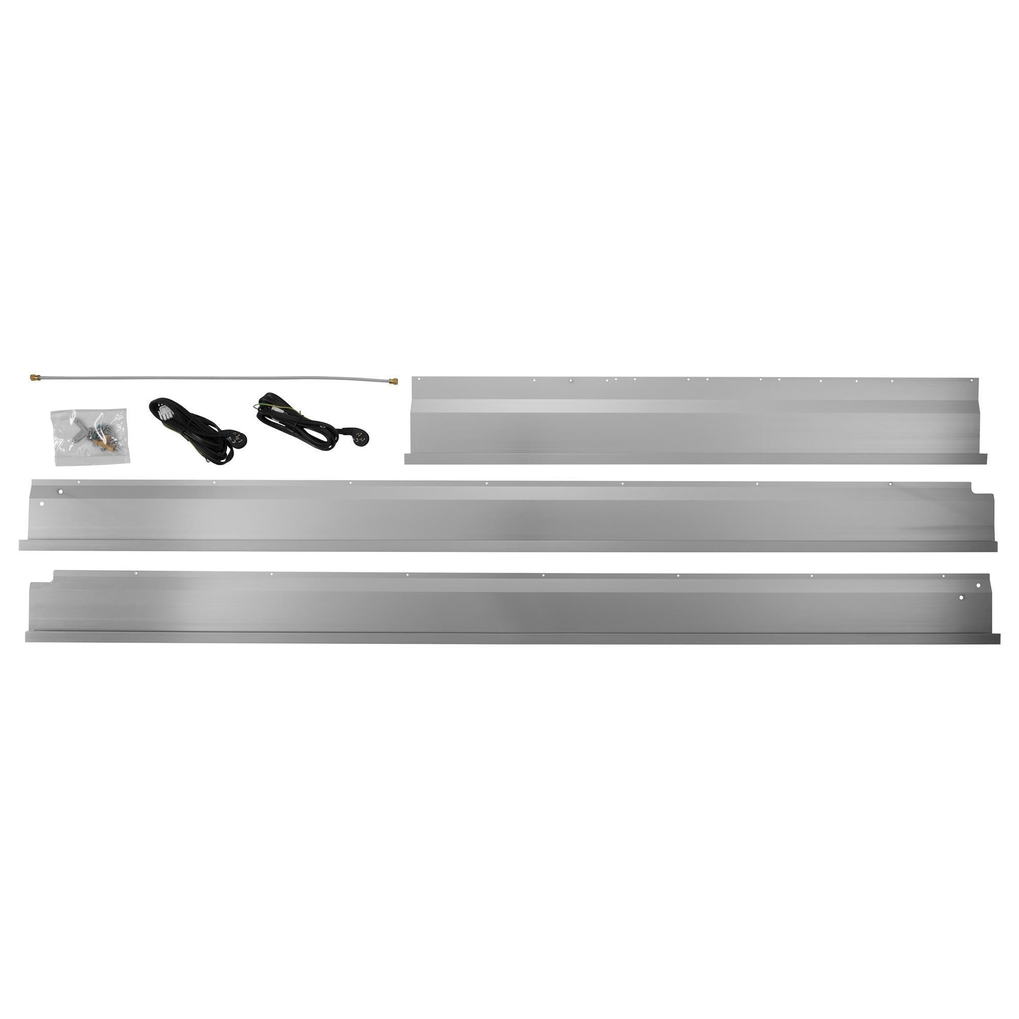 GE Appliances 48" Trim Kit For 24" Deep Cabinets Columns in Stainless ...