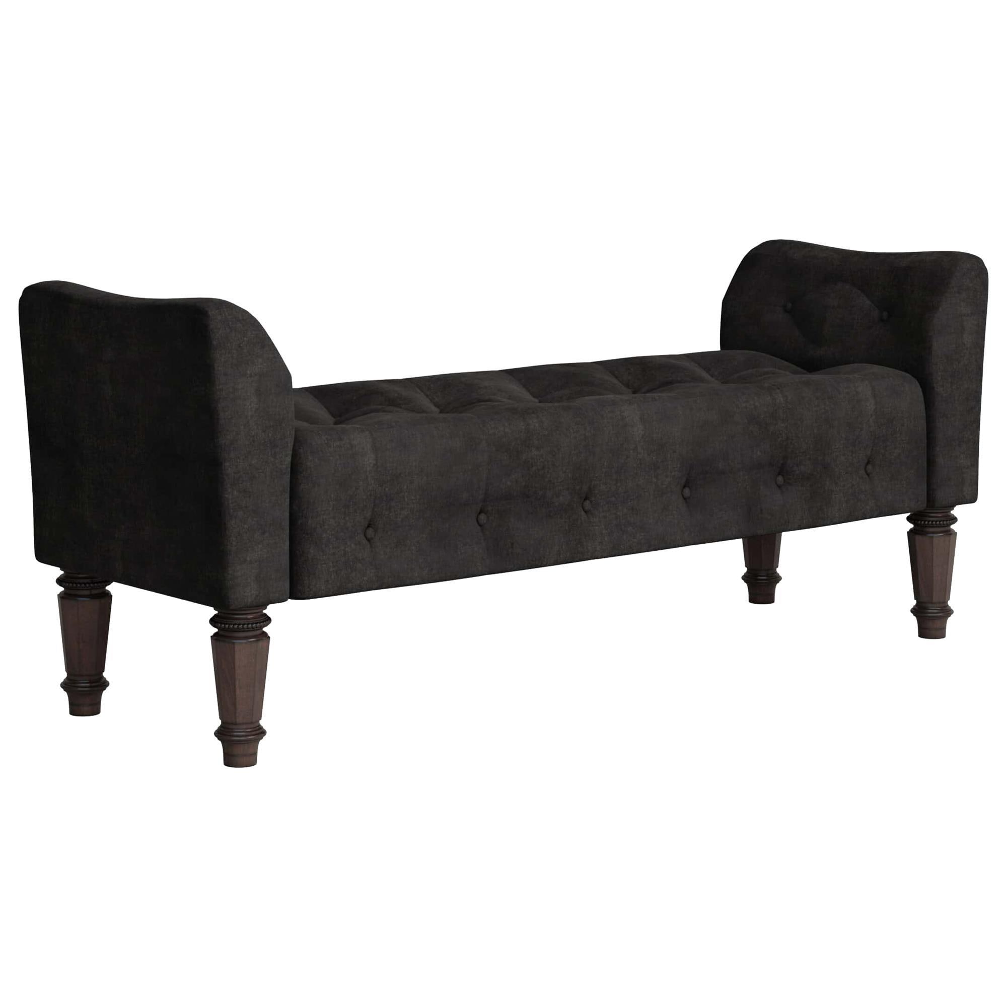 Vantage Revival Bed Bench in Charcoal