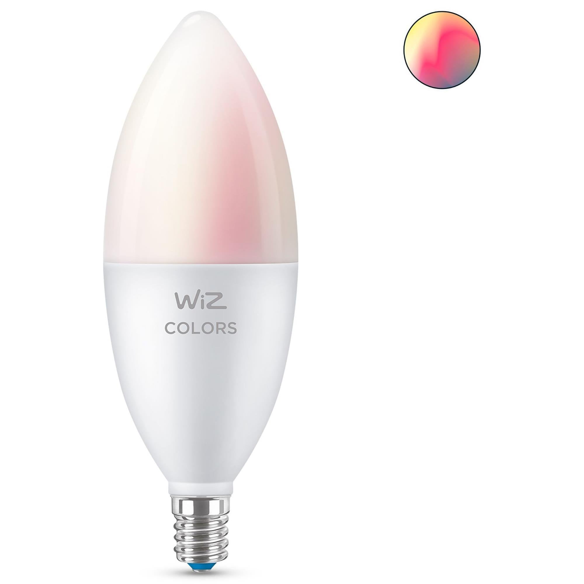 Wiz Smart Lighting B12 E12 Color Wi-Fi Bulb