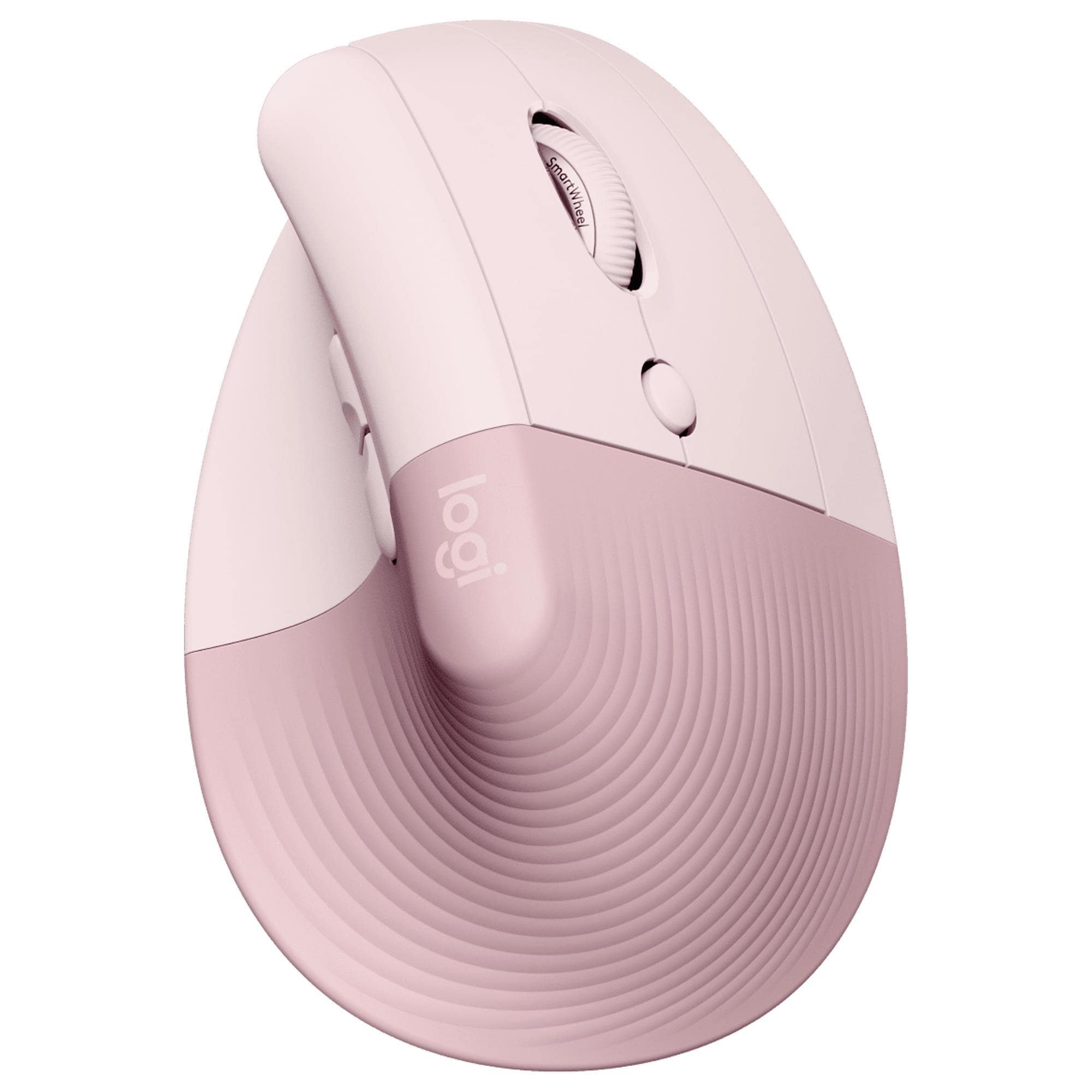 Logitech Ergonomic Lift Vertical Wireless Mouse in Rose