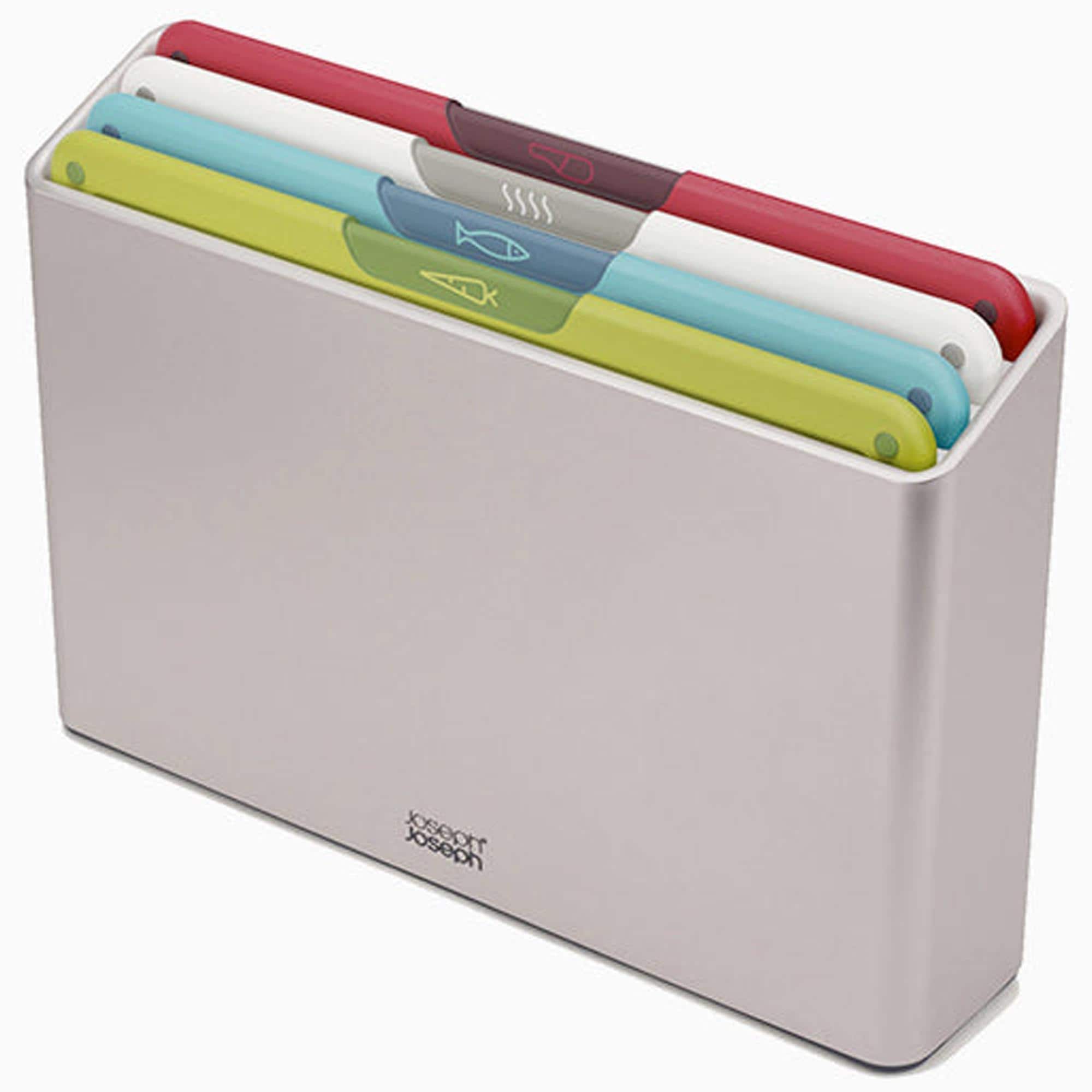 Joseph Joseph Folio Icon 4-Piece 12" x 8" Chopping Board Set in Multicolor