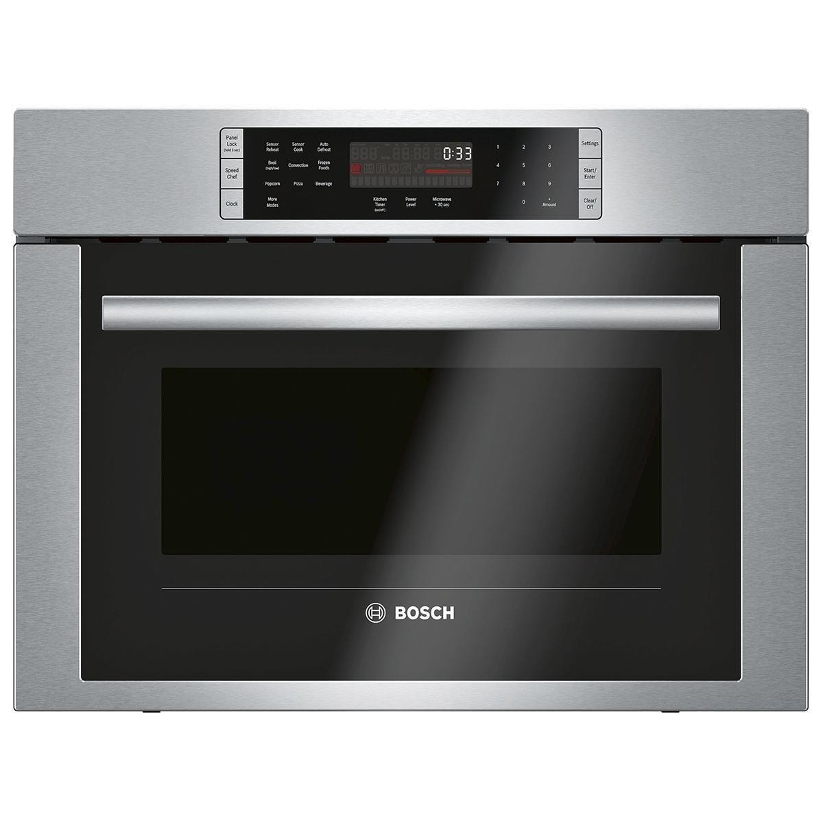Bosch 24" Speed Microwave Wall Oven in Stainless Steel | Nebraska ...