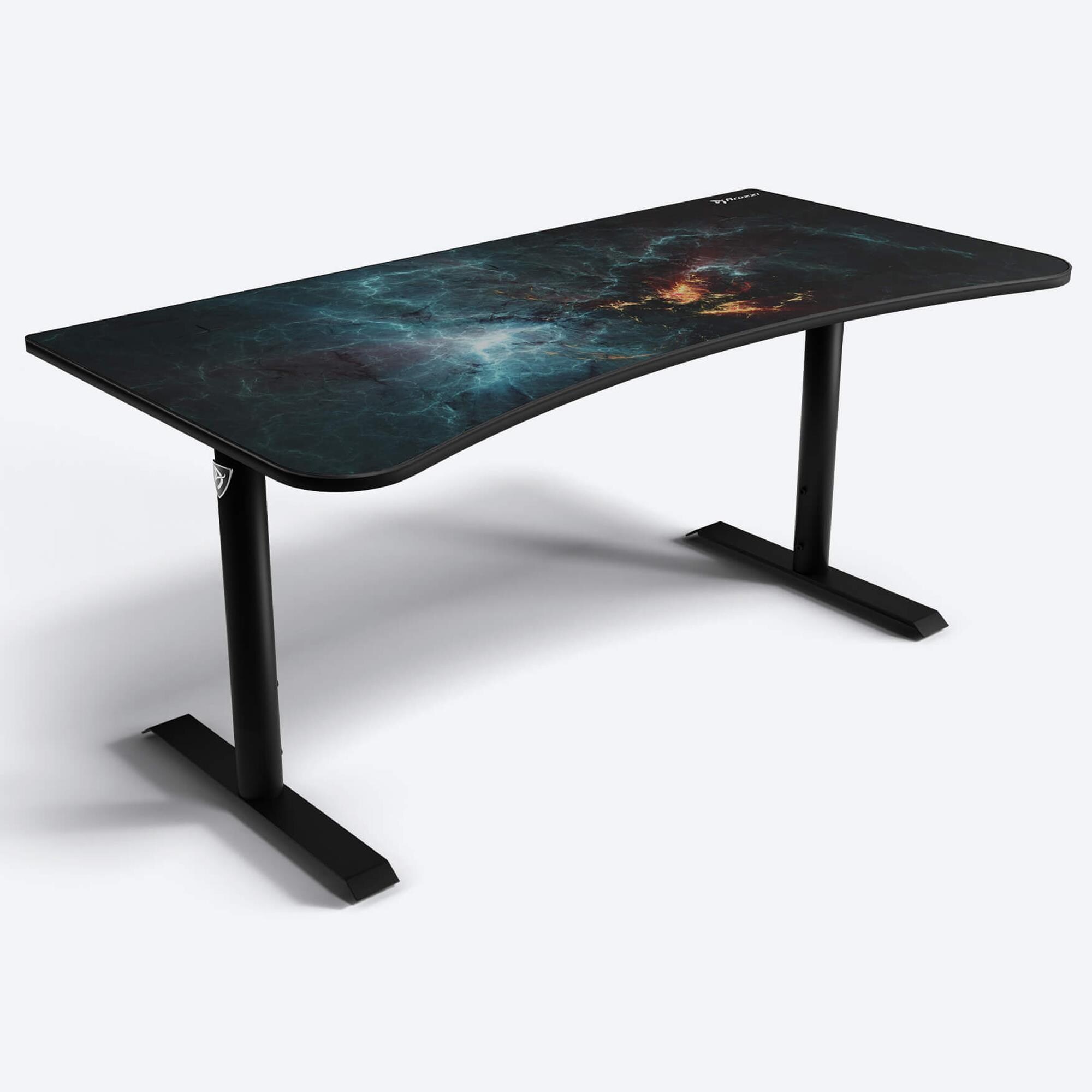 Arozzi Arena Special Edition Omega Gaming Desk in Black
