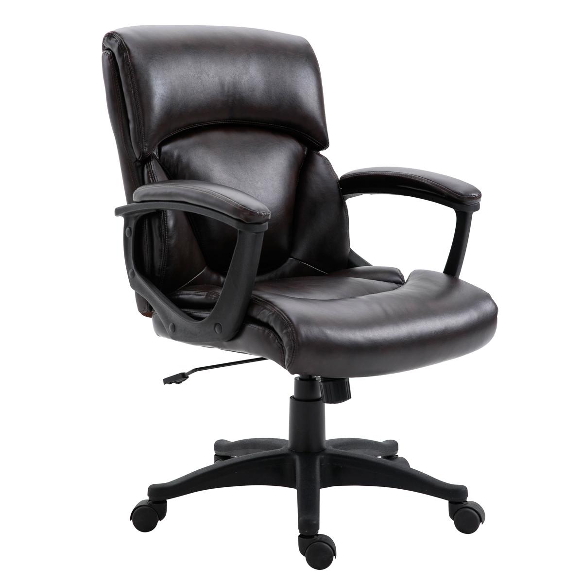 New Era Holding Group LTD Desk Chair in Dark Brown Vinyl