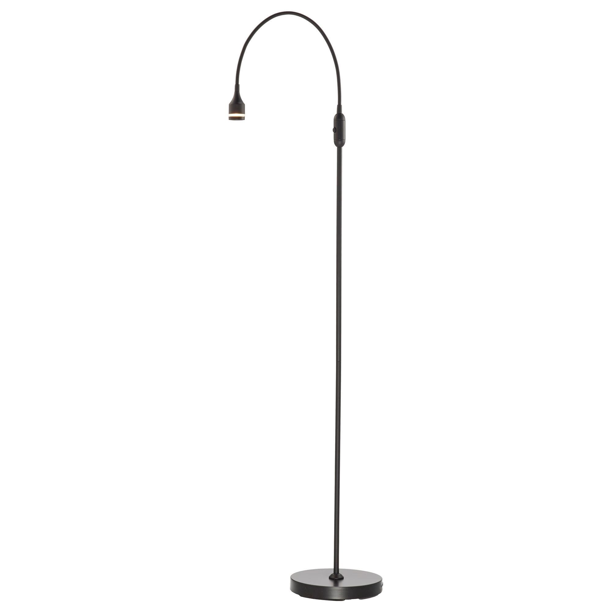 Adesso Prospect LED Floor Lamp in Matte Black