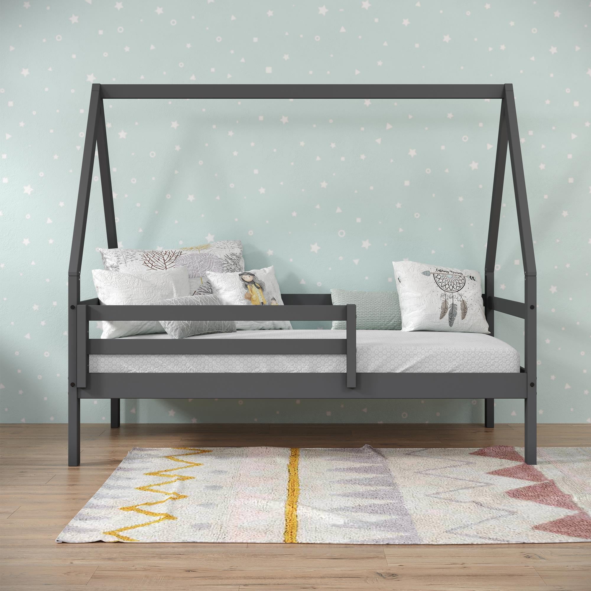 Forest Grove Tree House Twin Bed in Dark Grey