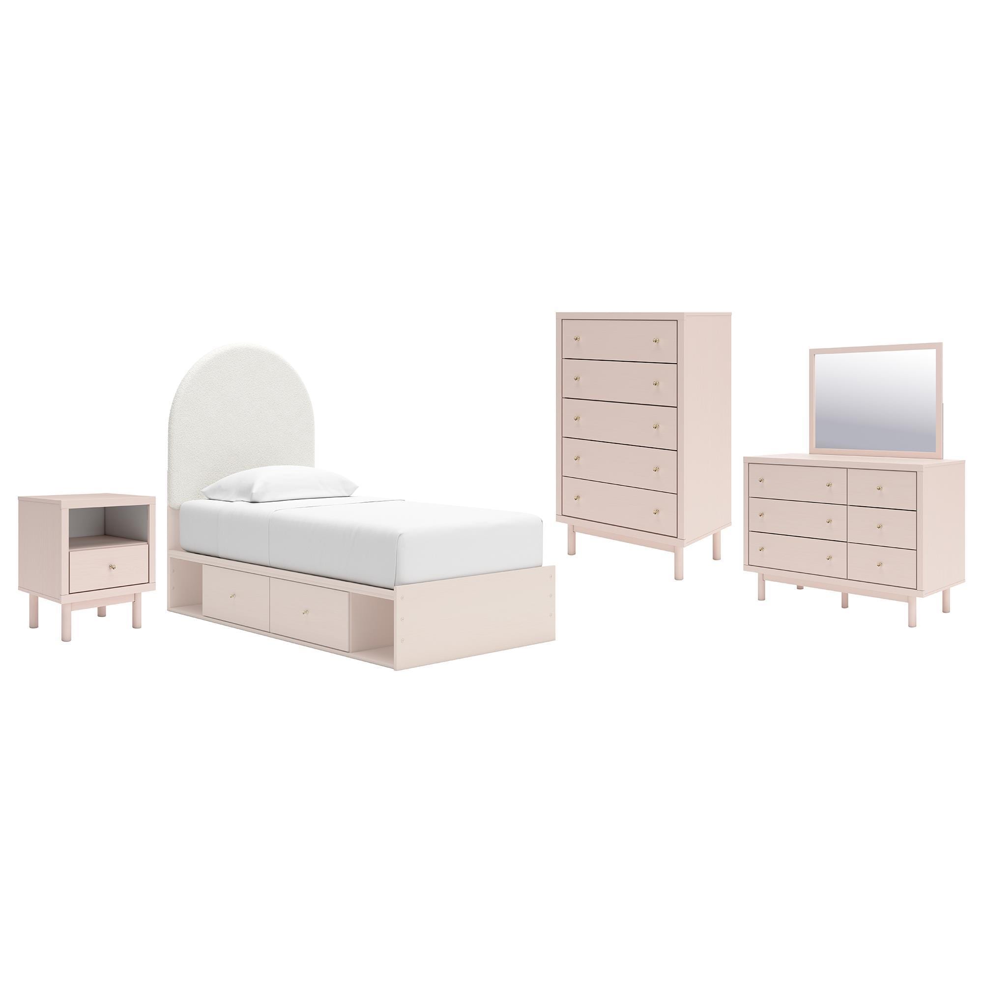 Ashley 5 Pc Twin Double Strg Bed Set