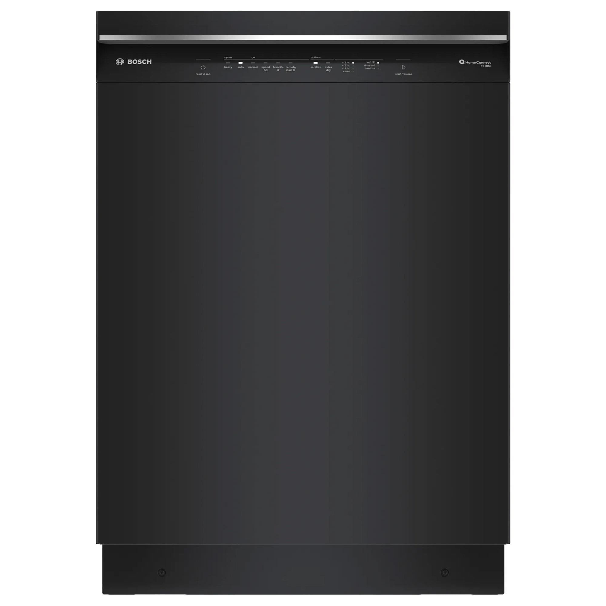 Bosch 300 Series 24'' Built-In Recessed Handle Dishwasher with 8 Wash ...