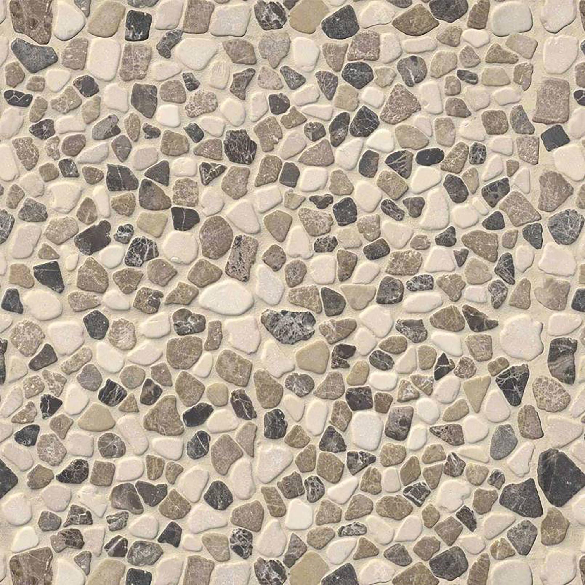 MS International Rio Lago Multicolor 11" x 11" Marble Mosaic Sheet