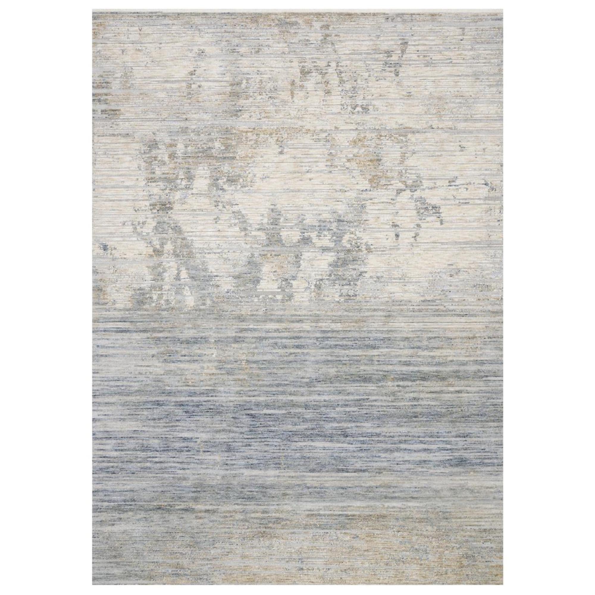 Loloi Pandora PAN-06 3'9" x 5'9" Ivory and Blue
