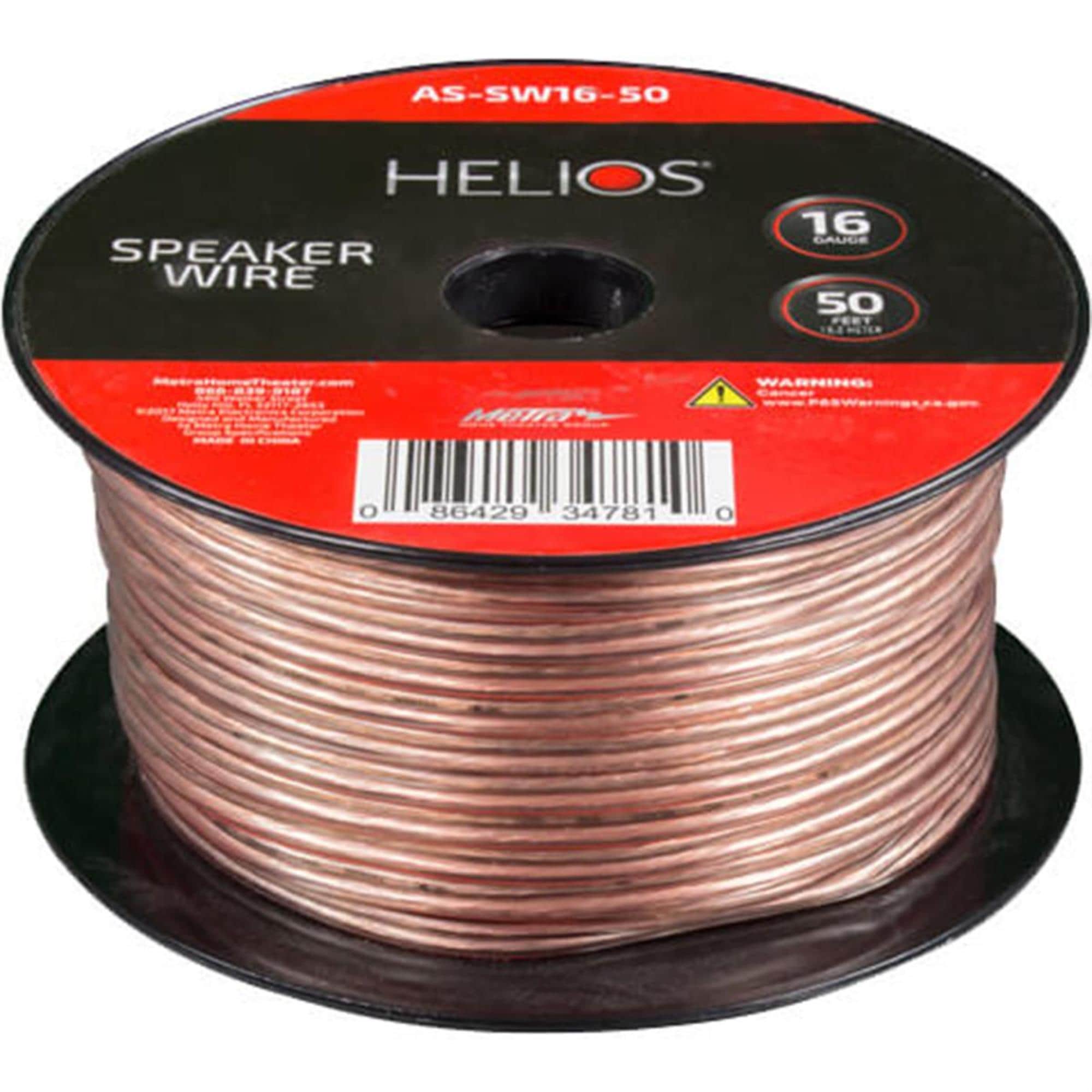 Helios 50' 16-Gauge Speaker Wire | Nebraska Furniture Mart