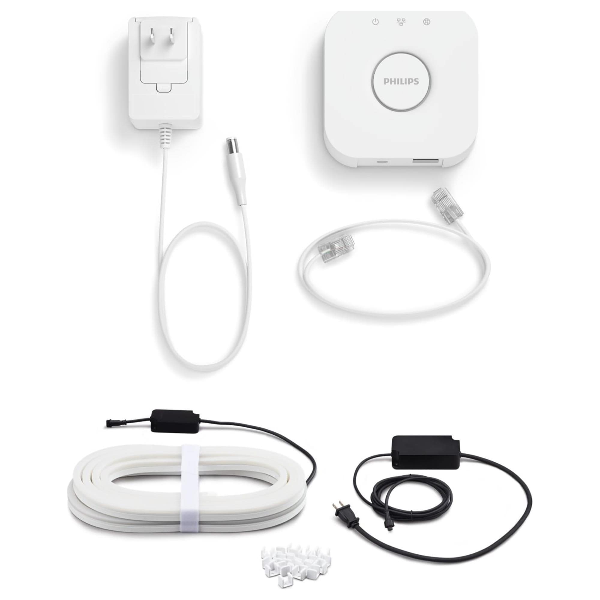 Philips Outdoor Lightstrip and Smart Bridge in White