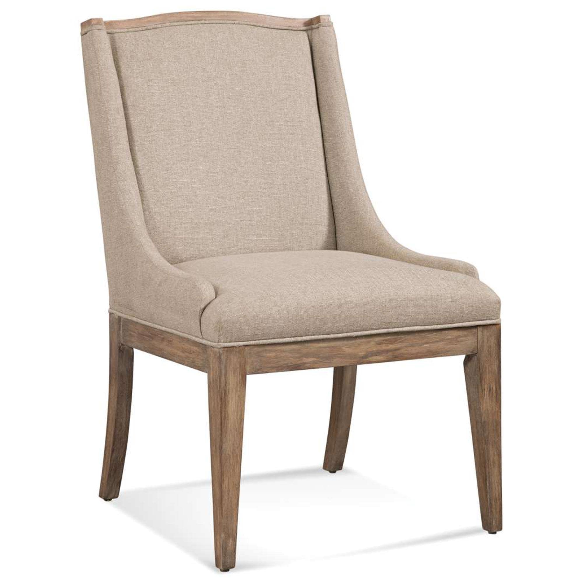Bassett Mirror Company Buxton Parsons Chair in Weathered Natural