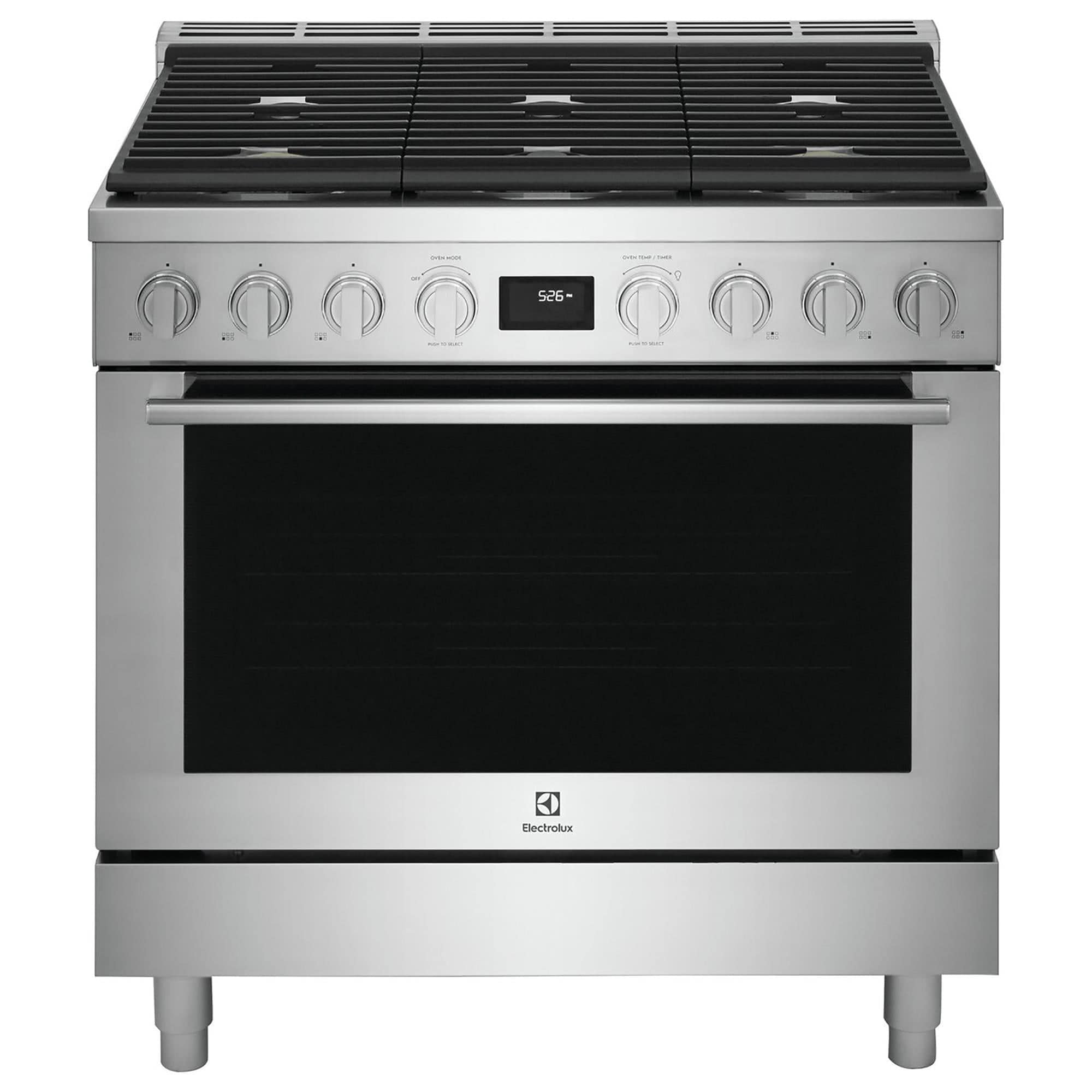 Electrolux 36" Dual-Fuel Freestanding Range with True Convection in ...