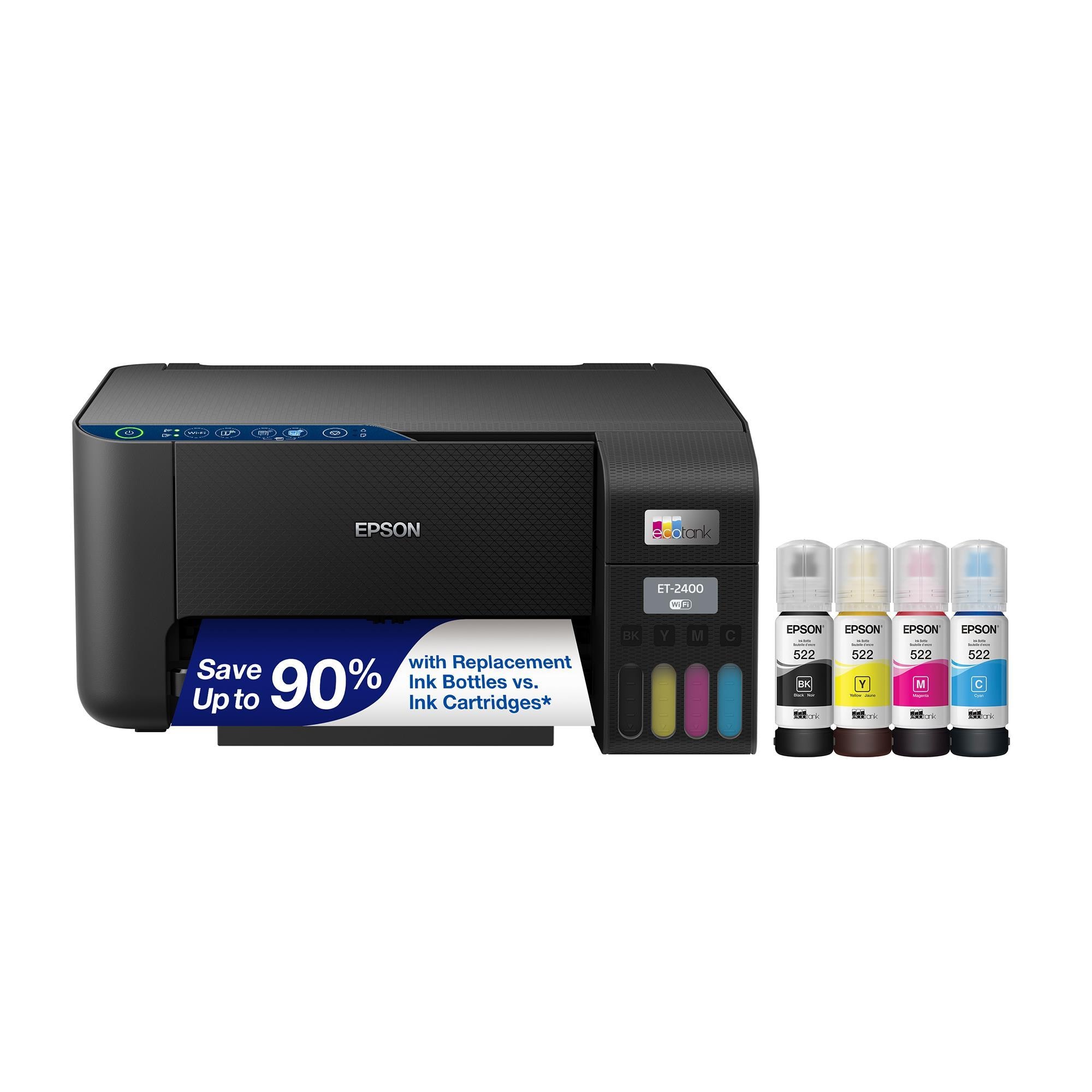 Epson EcoTank ET-2400 Wireless All-in-One Cartridge-Free Supertank ...