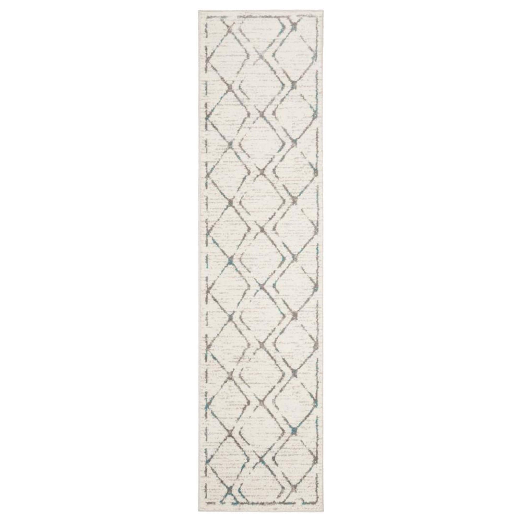 Safavieh Skyler SKY197D 2' x 6' Ivory and Blue Runner