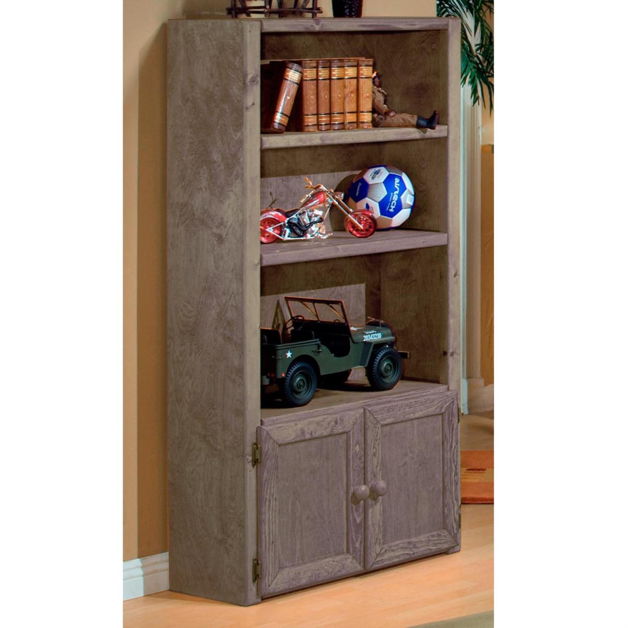 Timber Point Bunkhouse Universal Bookcase in Driftwood | Nebraska ...