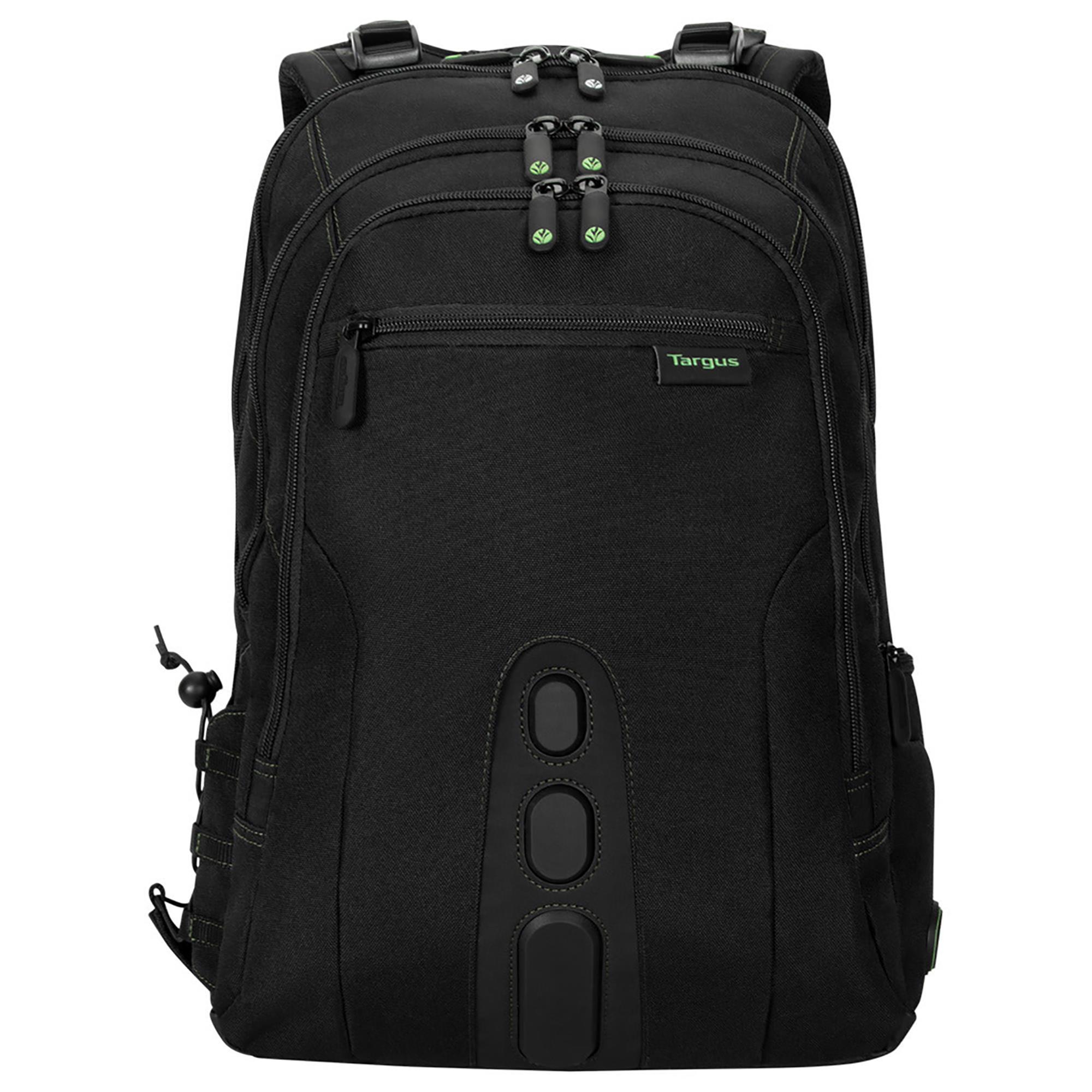 Targus 15.6" Spruce EcoSmart Checkpoint Friendly Backpack in Black