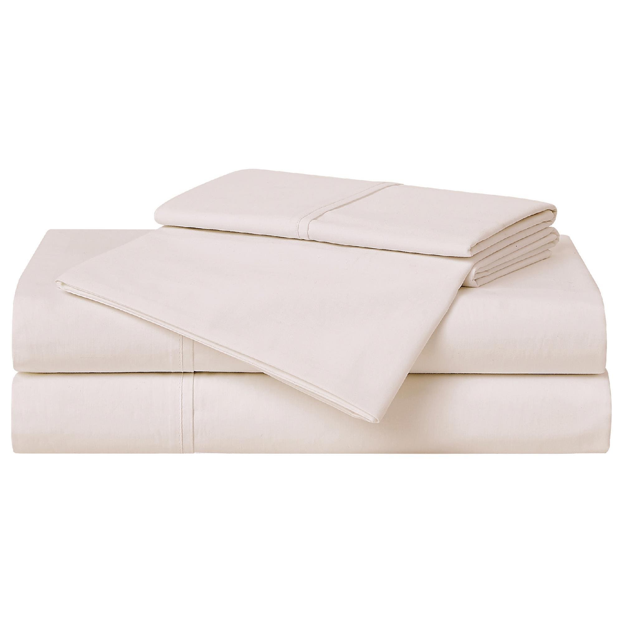 Pem America Cannon Solid Percale 4-Piece Queen Sheet Set in Blush