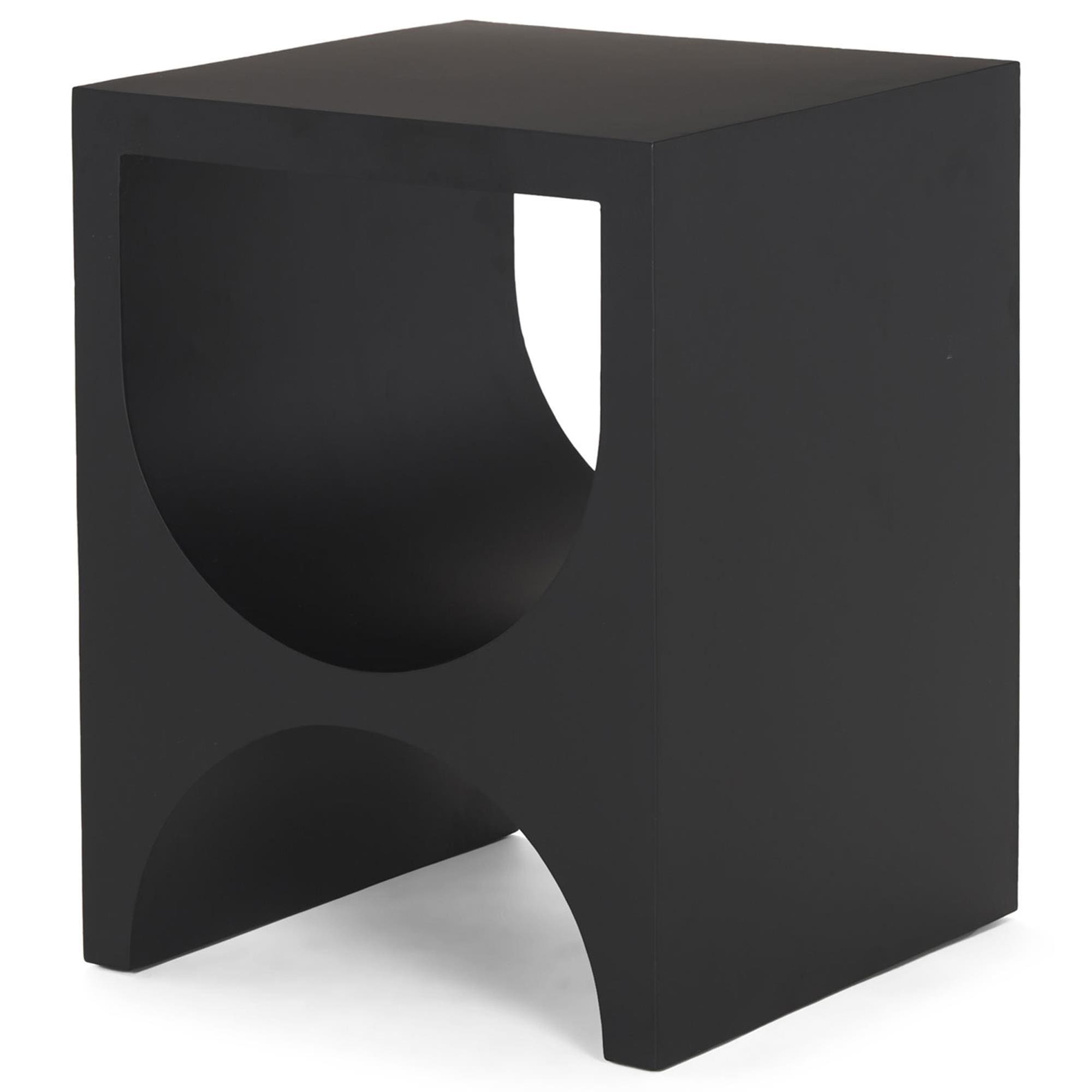 Mercana Sobi Side Table in Matte Black